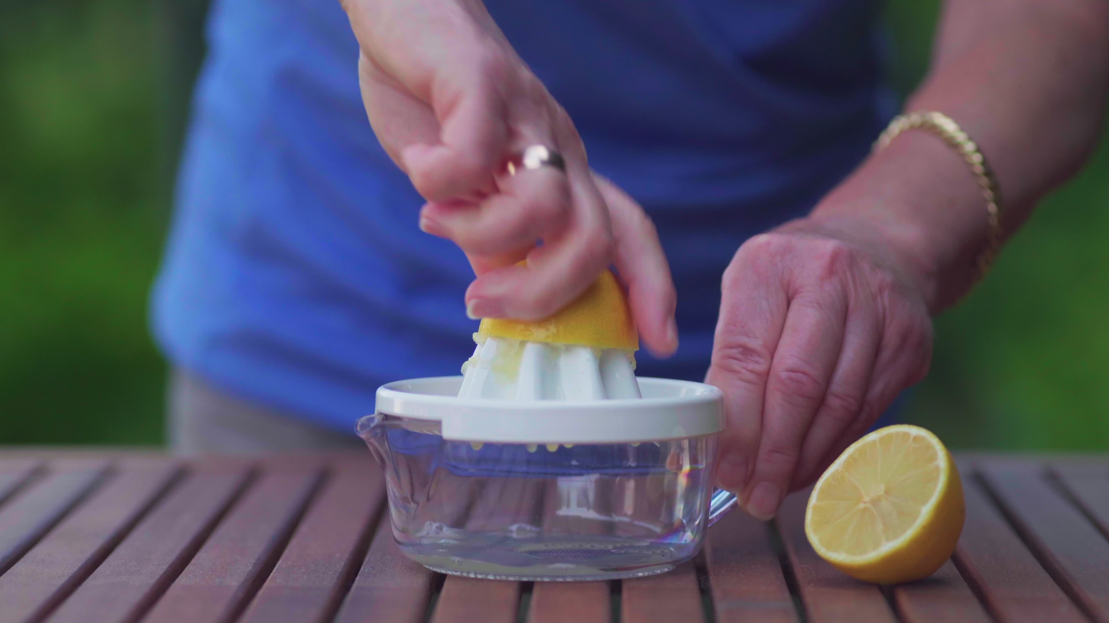 Refreshing Citrus Juicing in Outdoor Setting Free Stock Video Footage ...