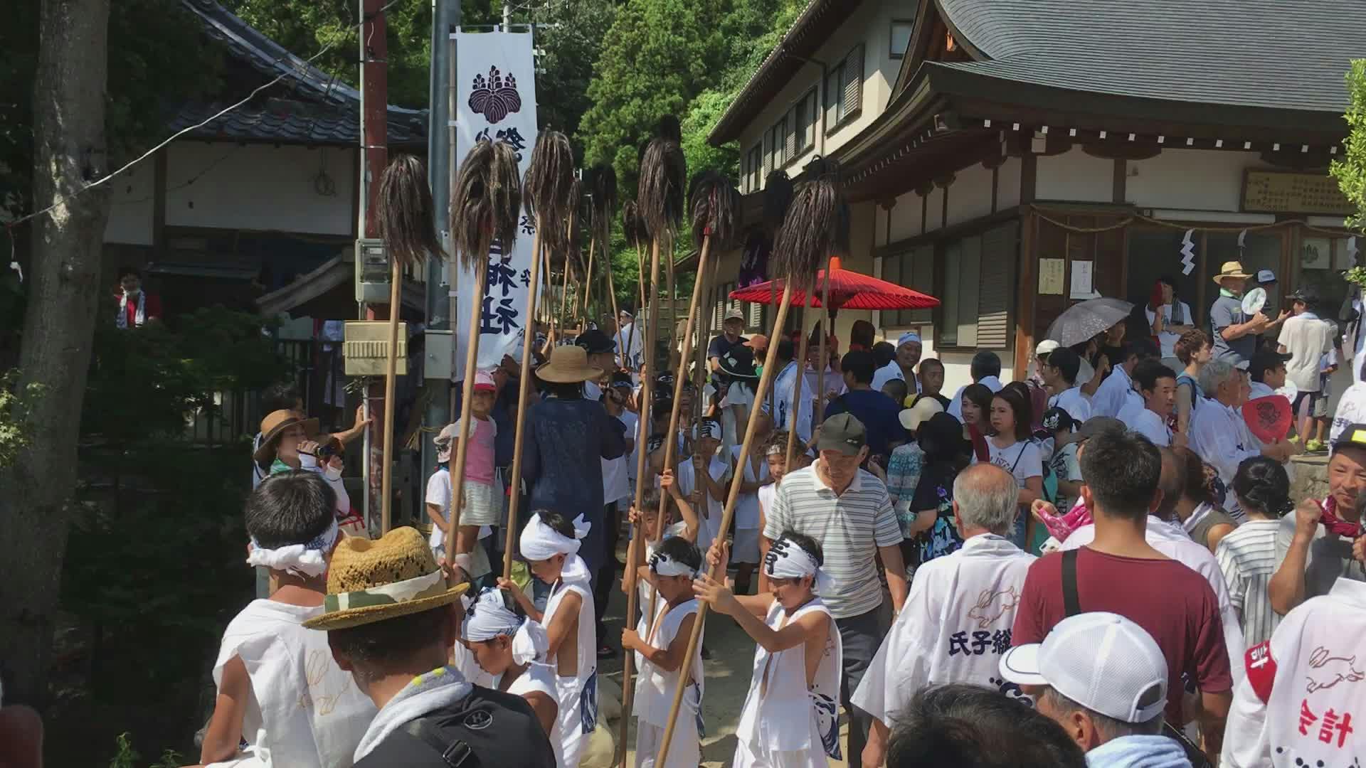 Traditional Japanese Festival Celebration Outdoors Free Stock Video ...