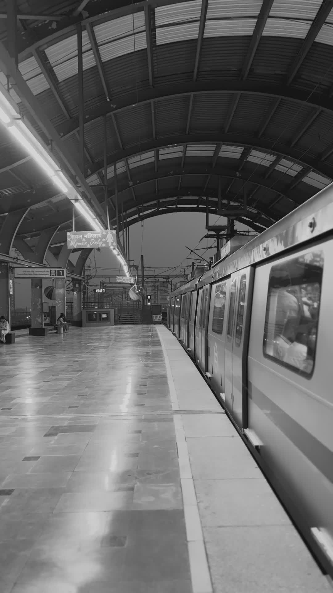 Urban Metro Station Platform in Motion Free Stock Video Footage ...