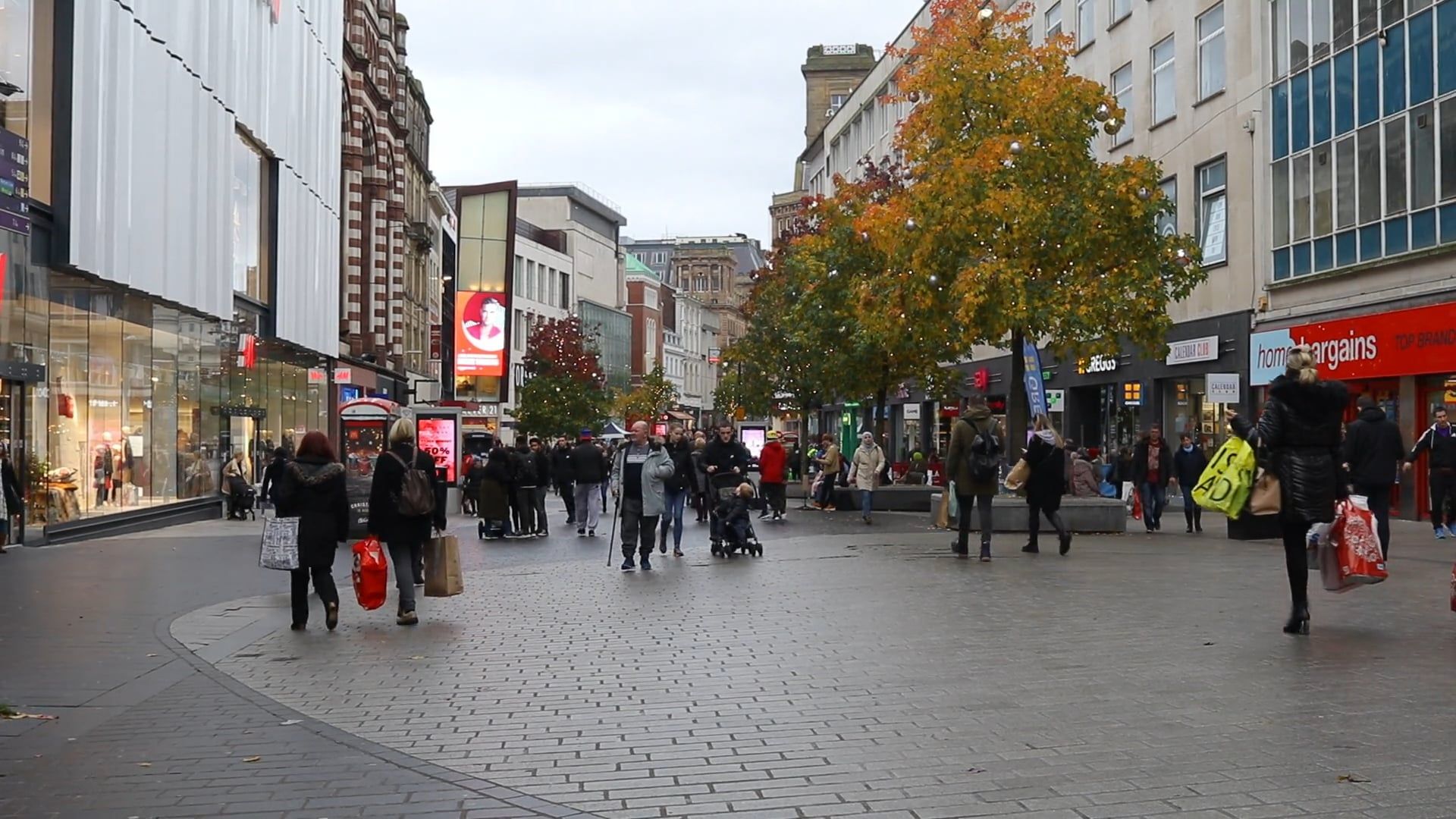 People Busy Walking On A Shopping Center Free Stock Video Footage ...