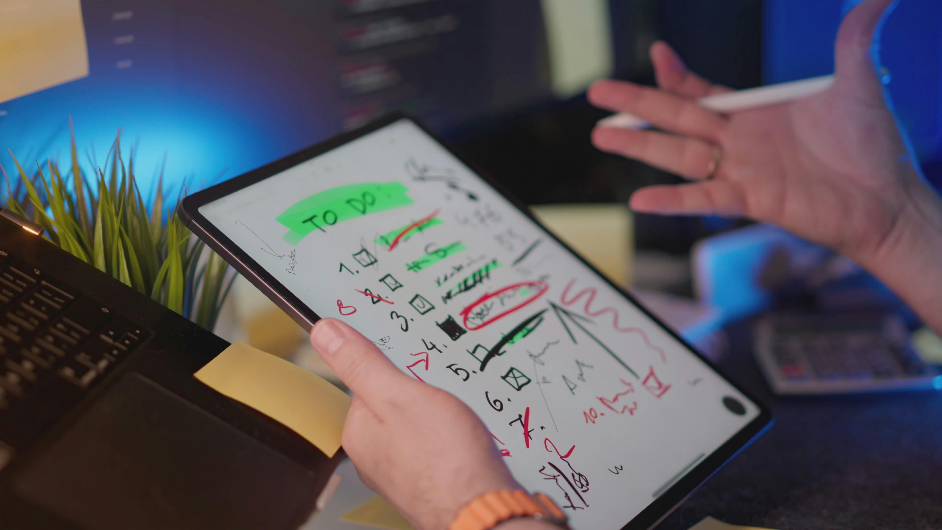 Digital Planner Chaos: Overloaded To-Do List Management Free Stock ...