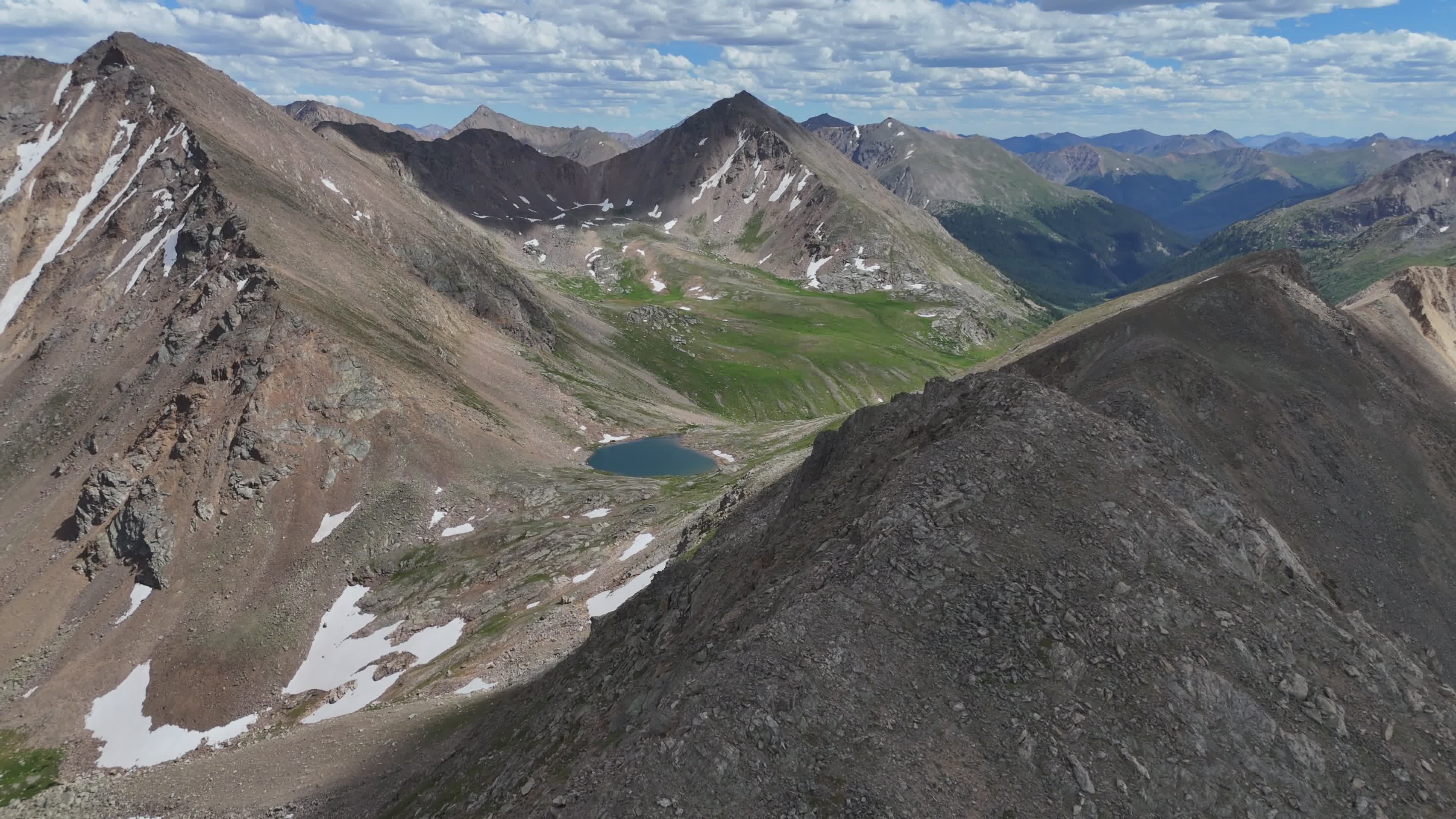 Stunning 4K Aerial View of Colorado's Alpine Mountains Free Stock Video ...