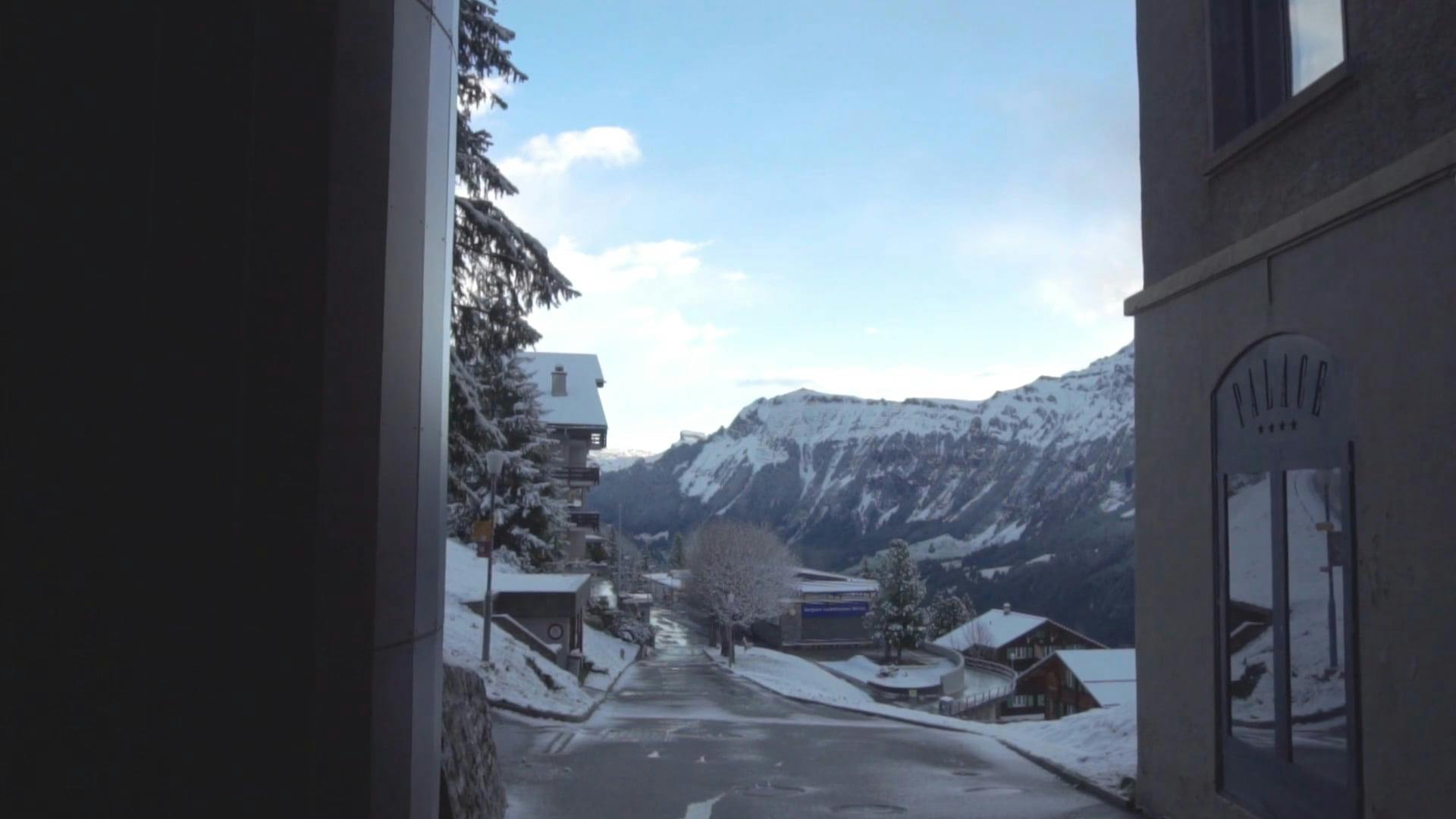 A Mountain Village Covered In Snow · Free Stock Video