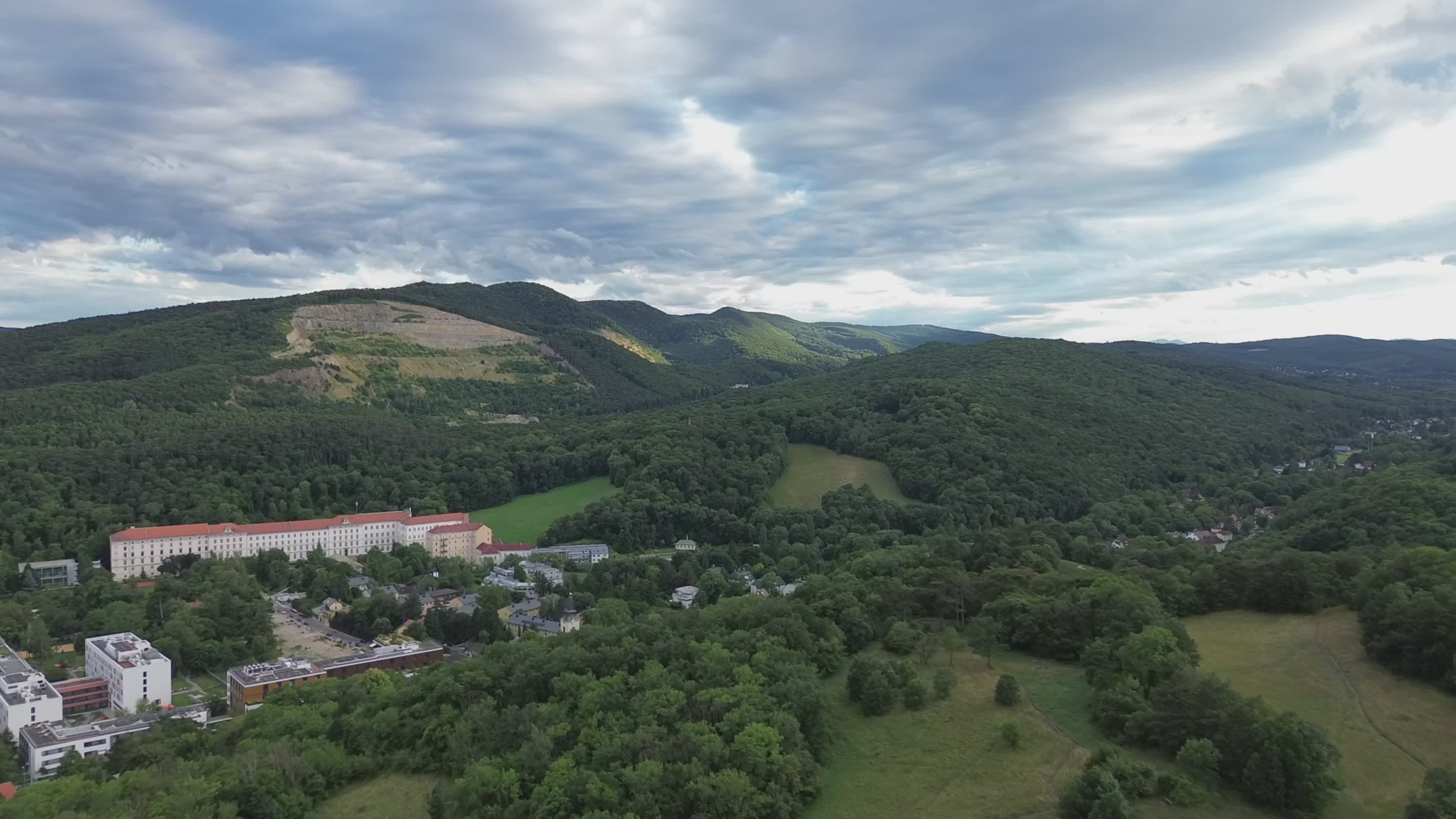 Aerial View of Wienerwald Forest and Hills Free Stock Video Footage ...