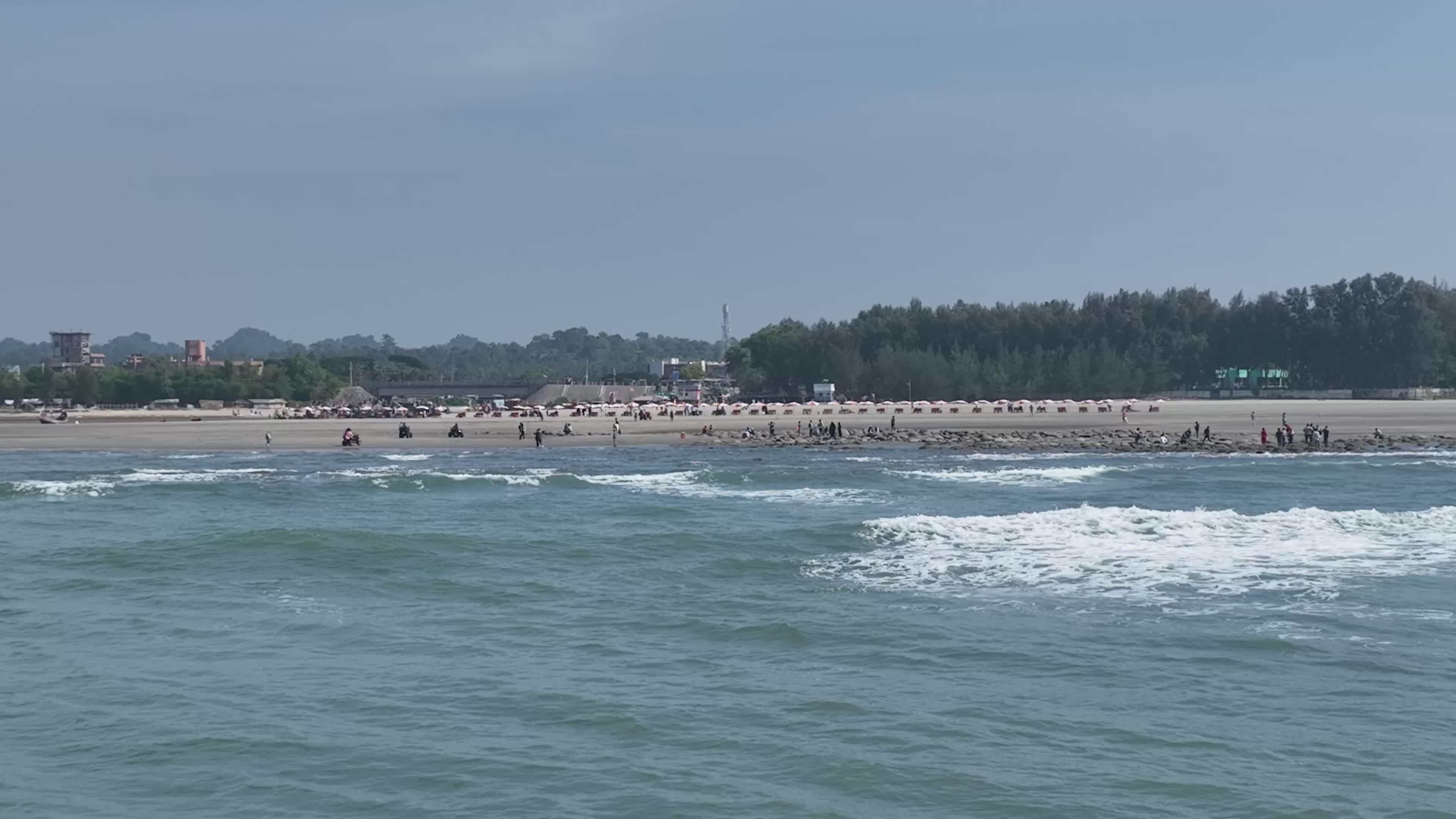 Beautiful Day at Cox's Bazar Beach Free Stock Video Footage, Royalty ...