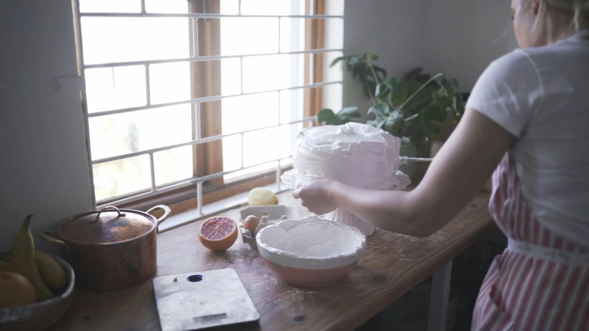 Woman Icing A Cake · Free Stock Video
