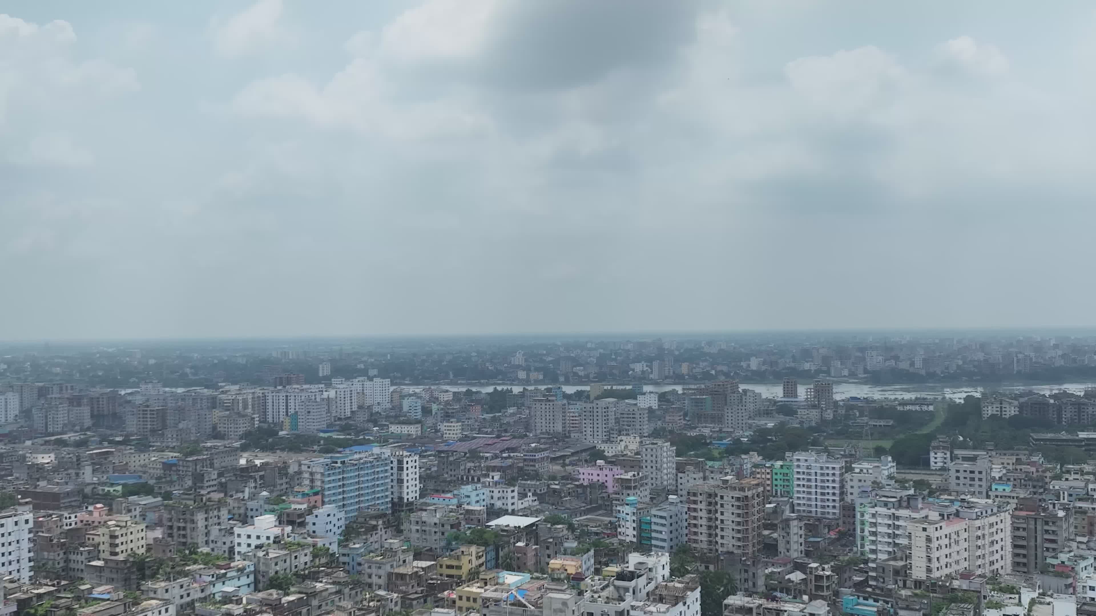 Stunning 4K Aerial View of Dhaka Cityscape Free Stock Video Footage ...
