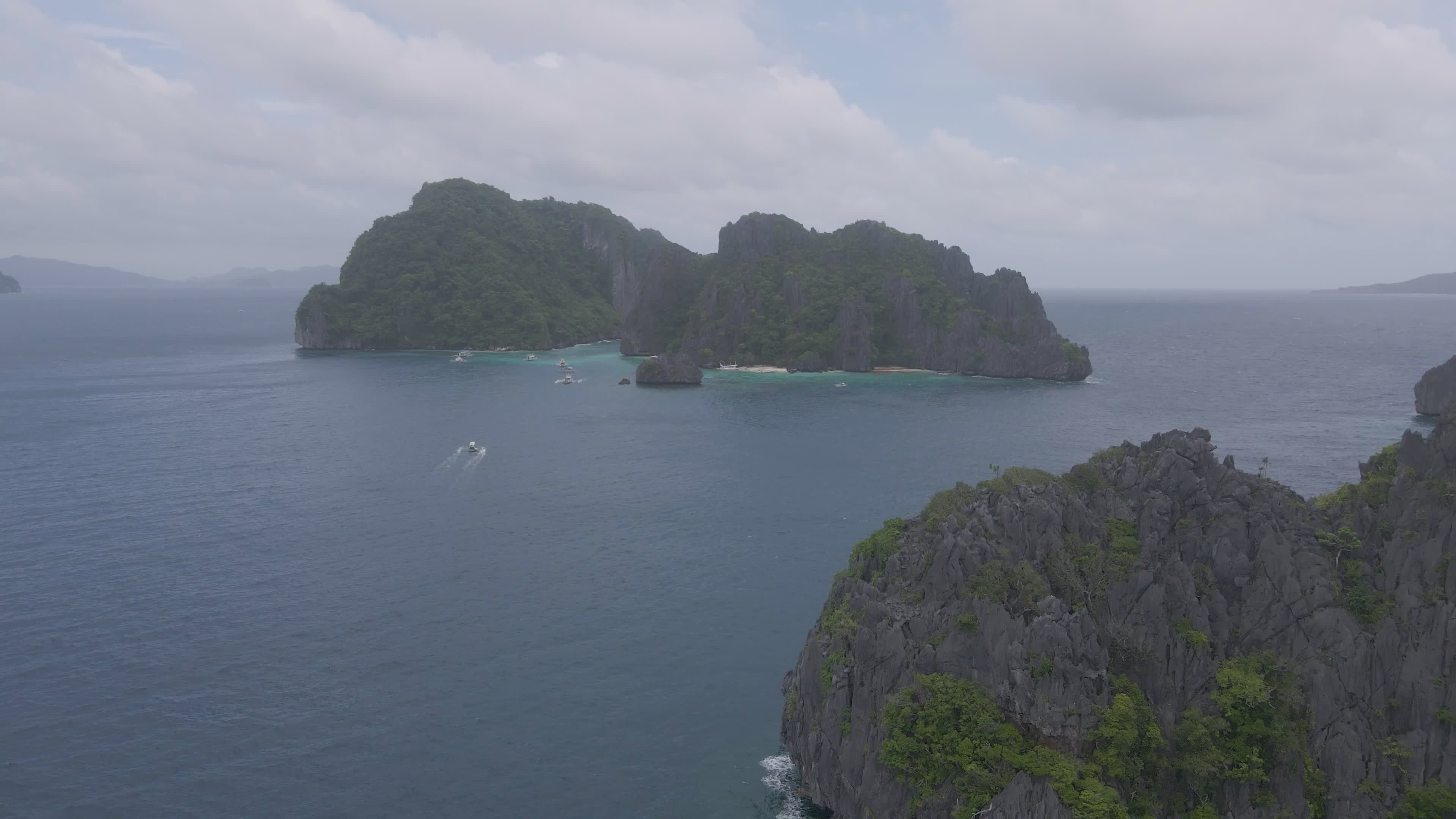 Stunning Aerial View of Palawan Islands Free Stock Video Footage ...