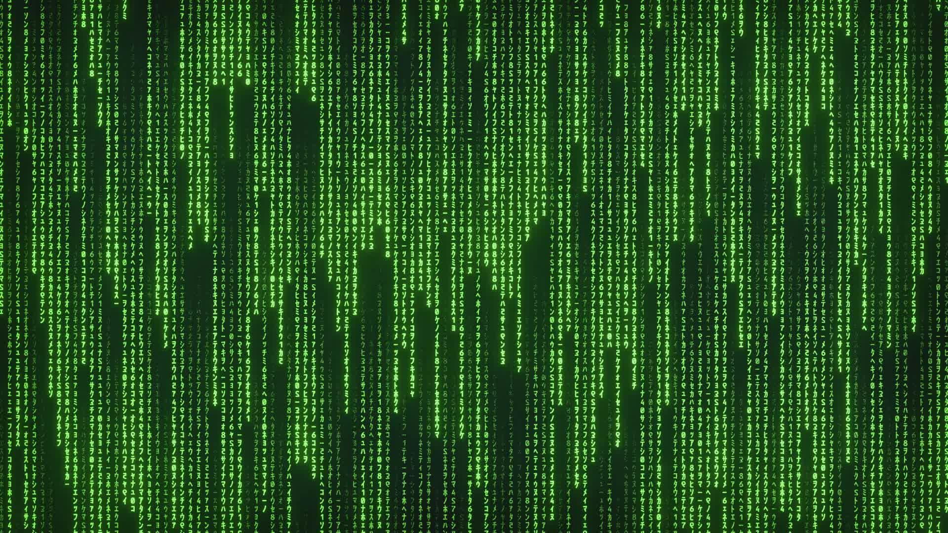 Green Code Digital Abstract Background Animation Free Stock Video ...