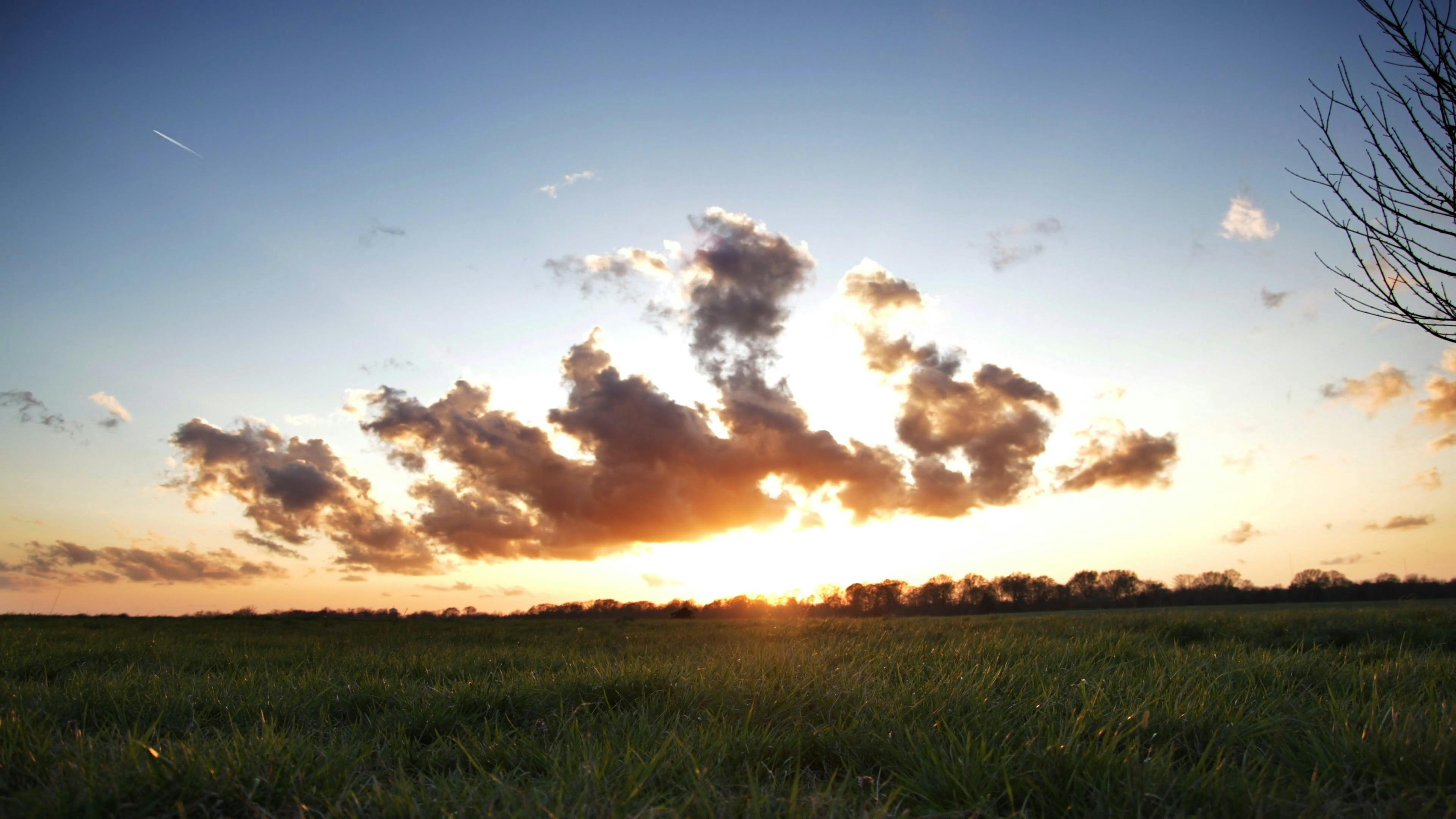 Video Footage In Hyper Lapse Of THe Sun Setting Down · Free Stock Video