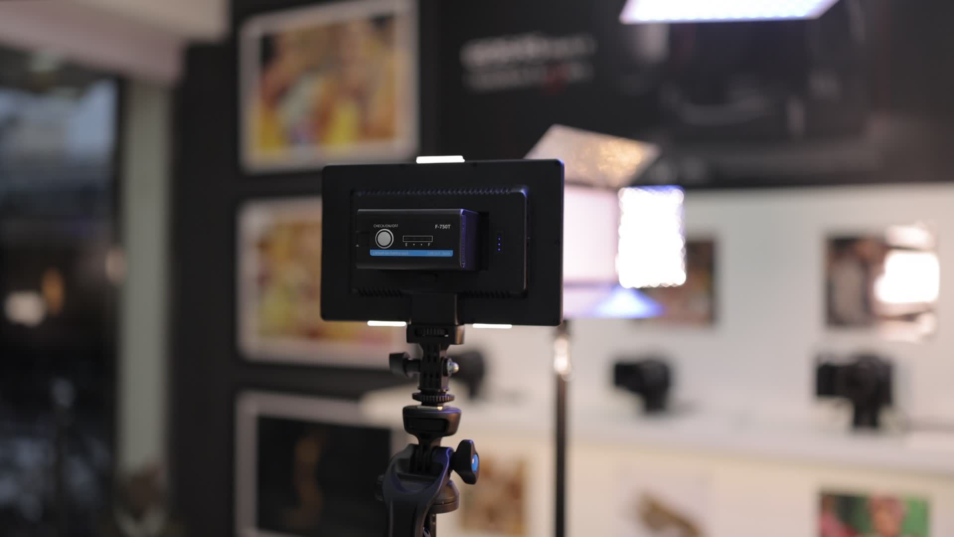 Professional Video Lighting Setup Indoor Studio Free Stock Video ...