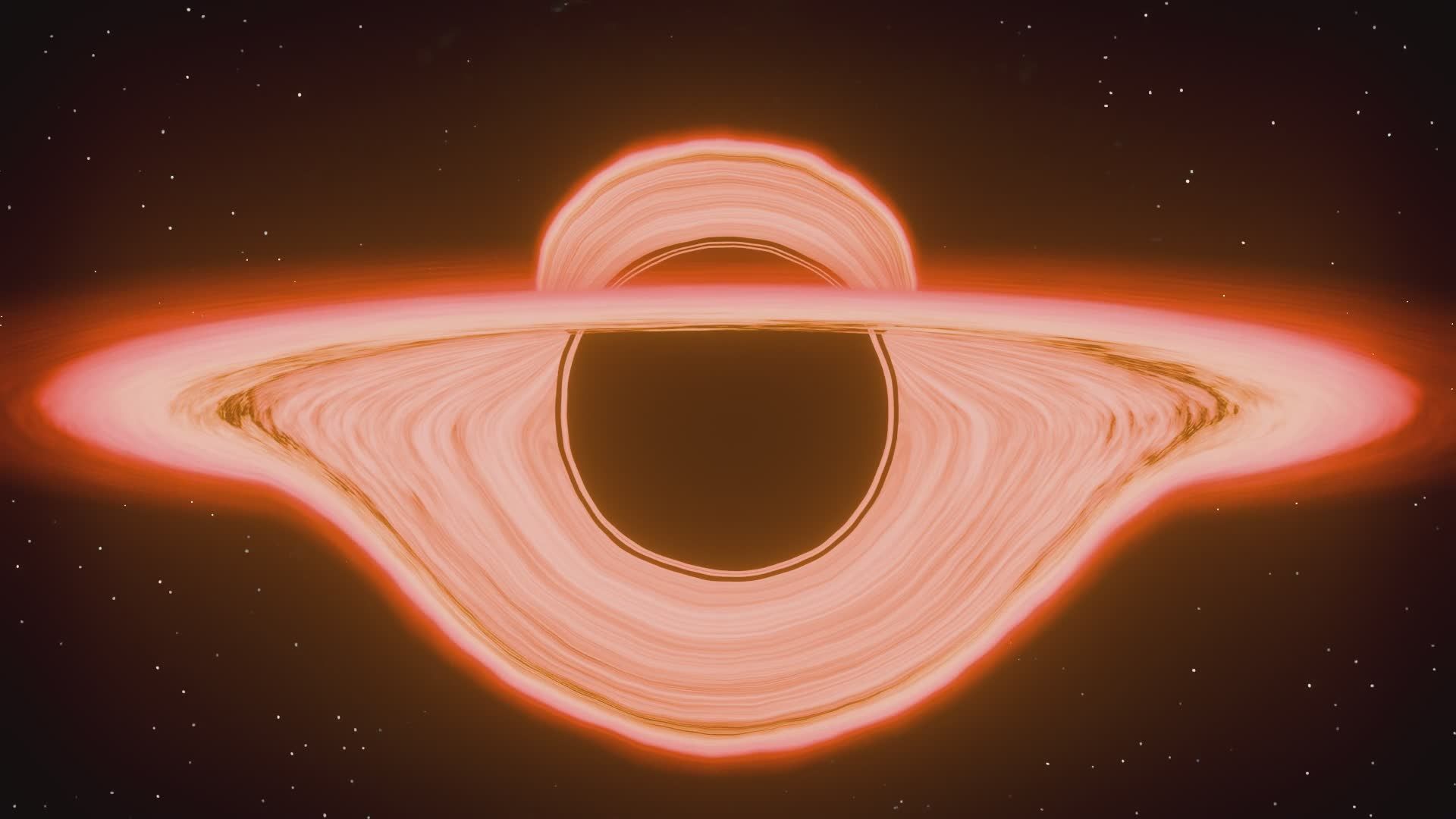 Stunning Animated Black Hole Accretion Disk Free Stock Video Footage ...