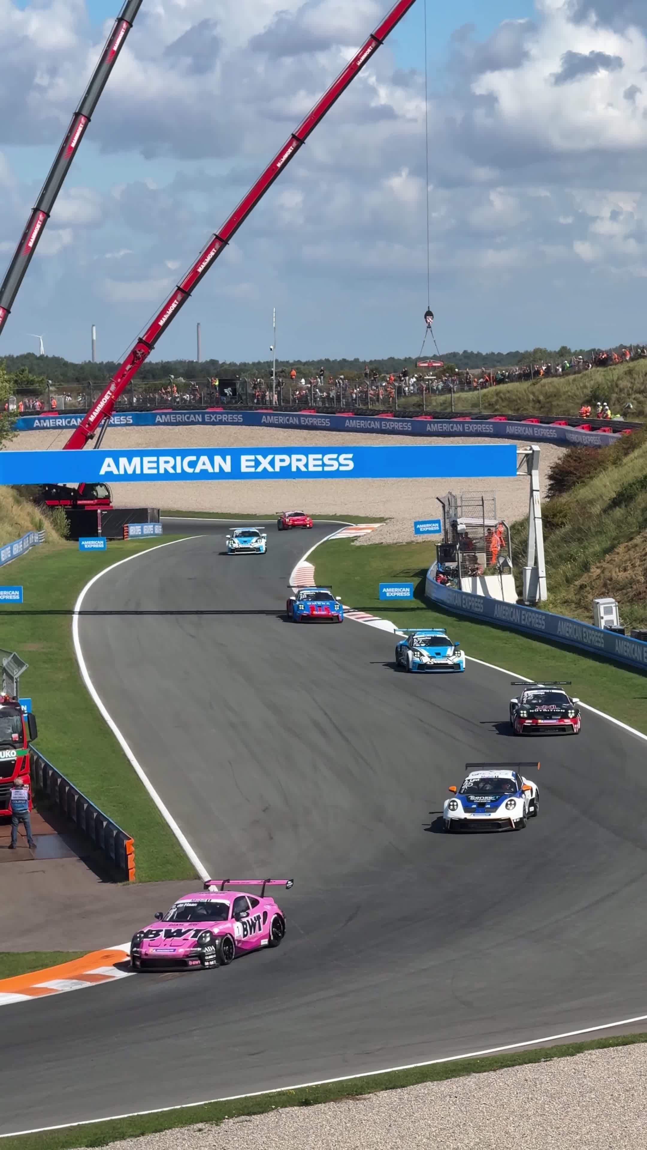 Exciting Sports Car Race on Outdoor Track Free Stock Video Footage ...