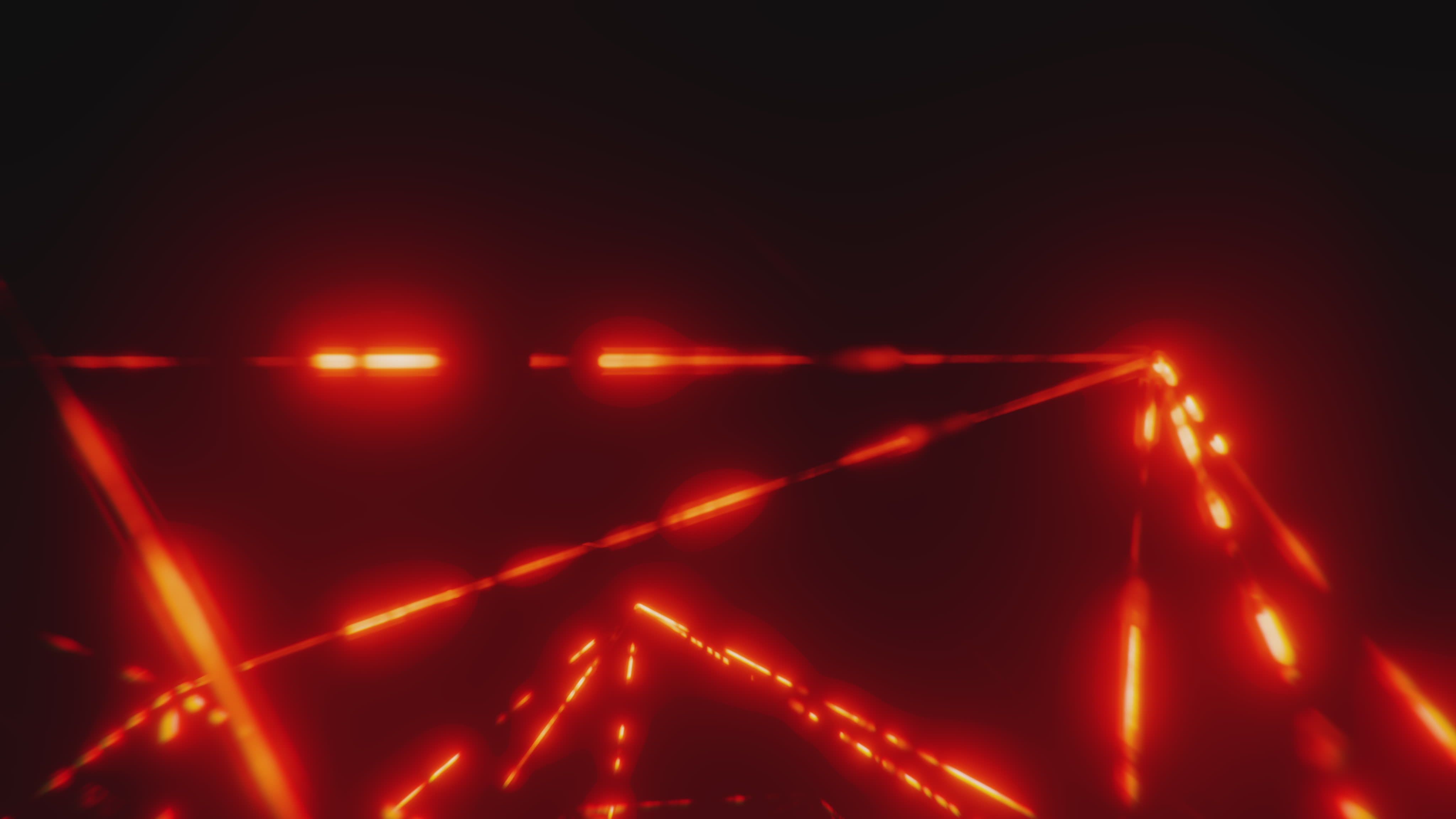 Dynamic Red Neon Light Pattern Animation Free Stock Video Footage ...