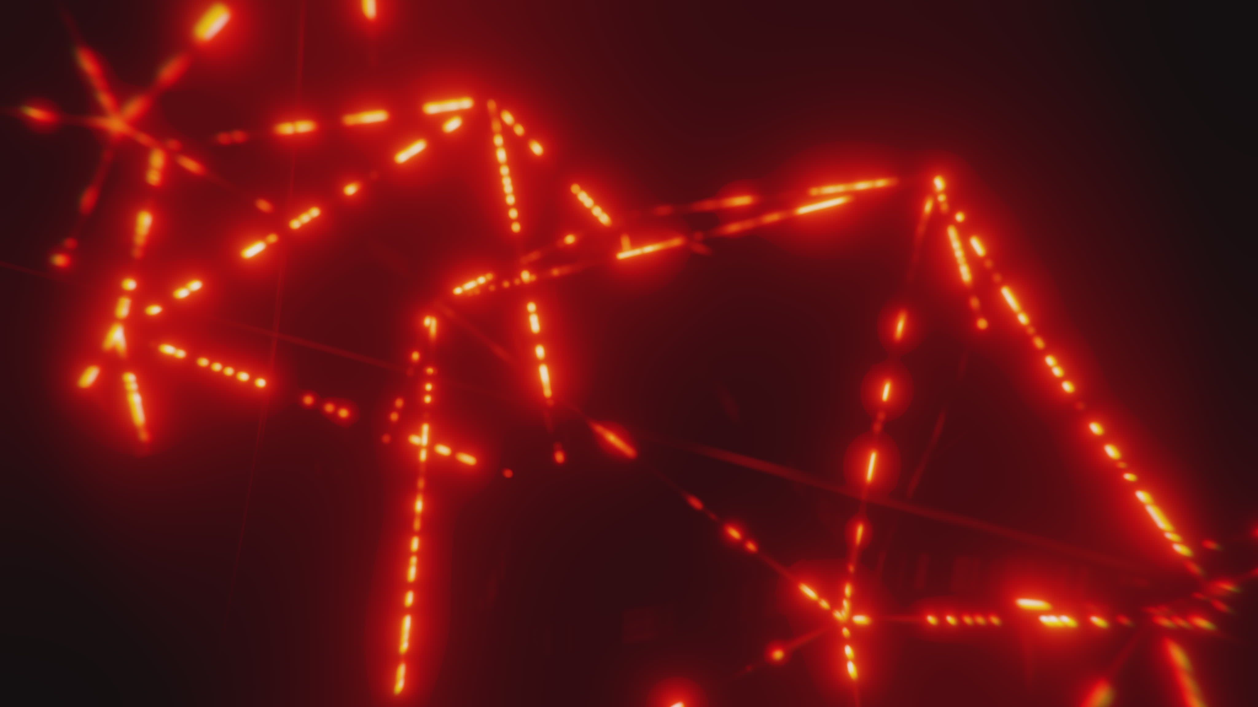 Dynamic Red Neon Light Patterns in Motion Free Stock Video Footage ...