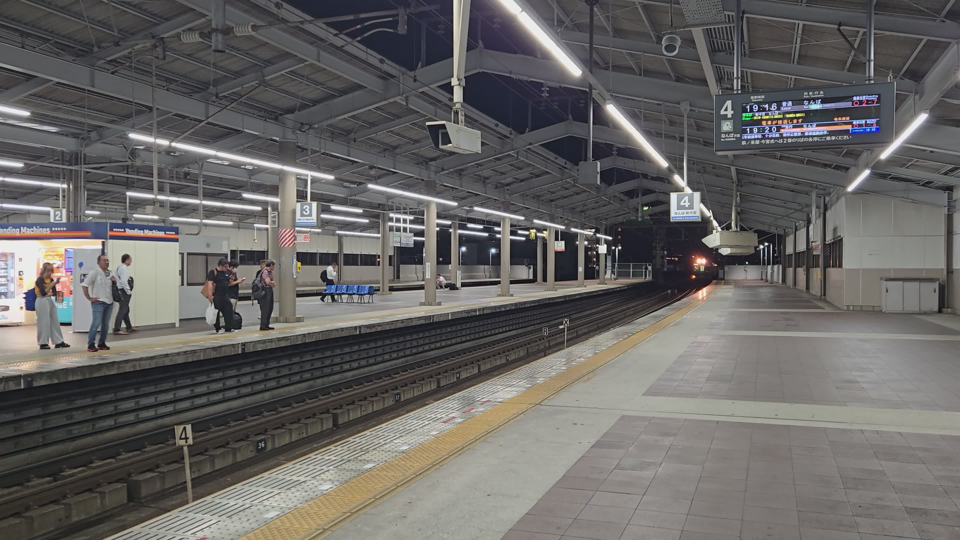 Nighttime Train Arrival at Modern Station Free Stock Video Footage ...
