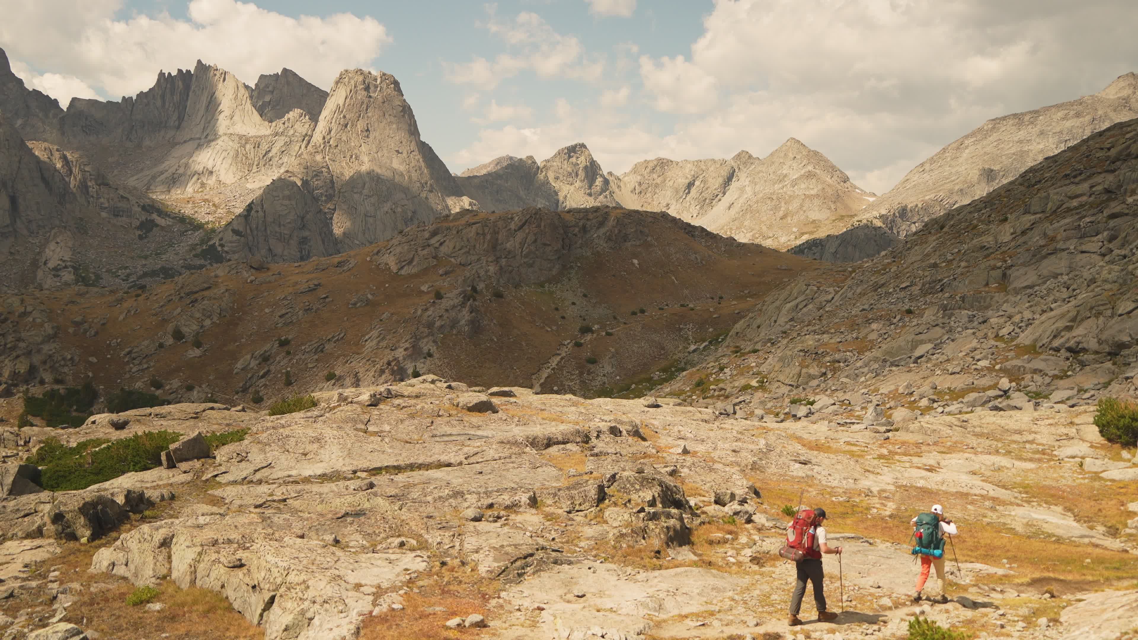 Adventurous Hike in Wind River Range Free Stock Video Footage, Royalty ...