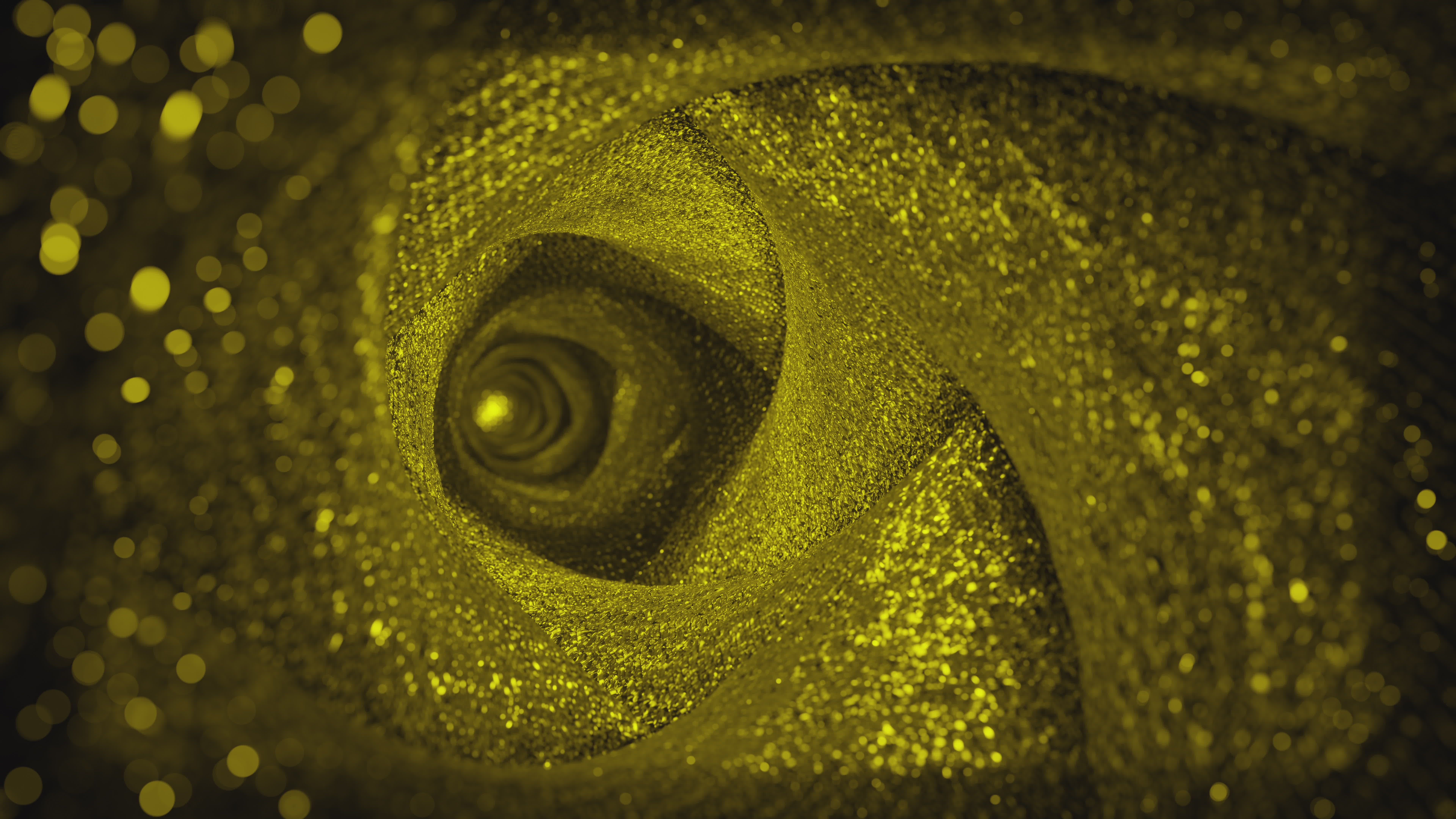 Spiral Gold Glitter Animation in Endless Loop Free Stock Video Footage ...