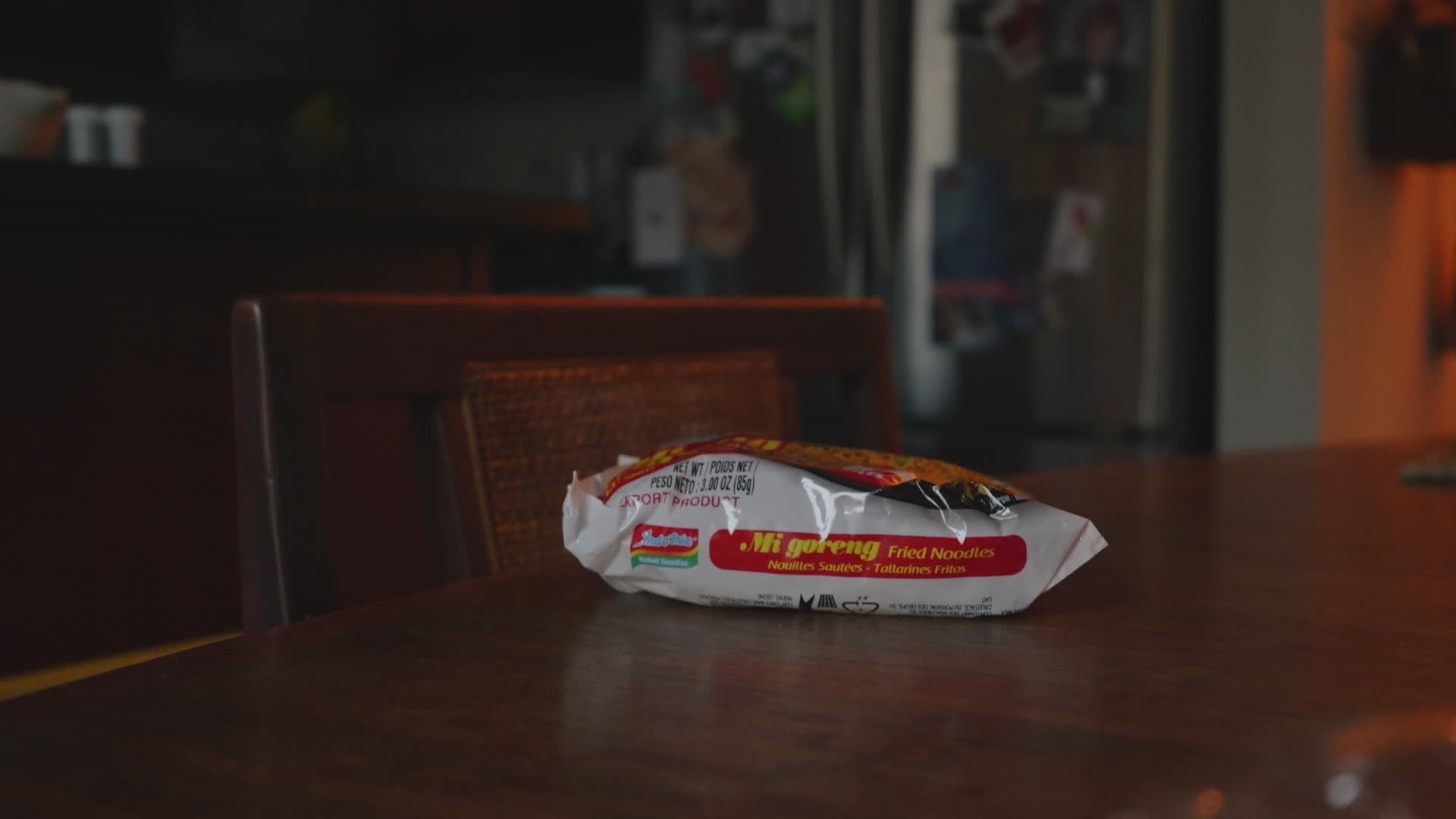 Indomie Mi Goreng Instant Noodles on Table Free Stock Video Footage ...