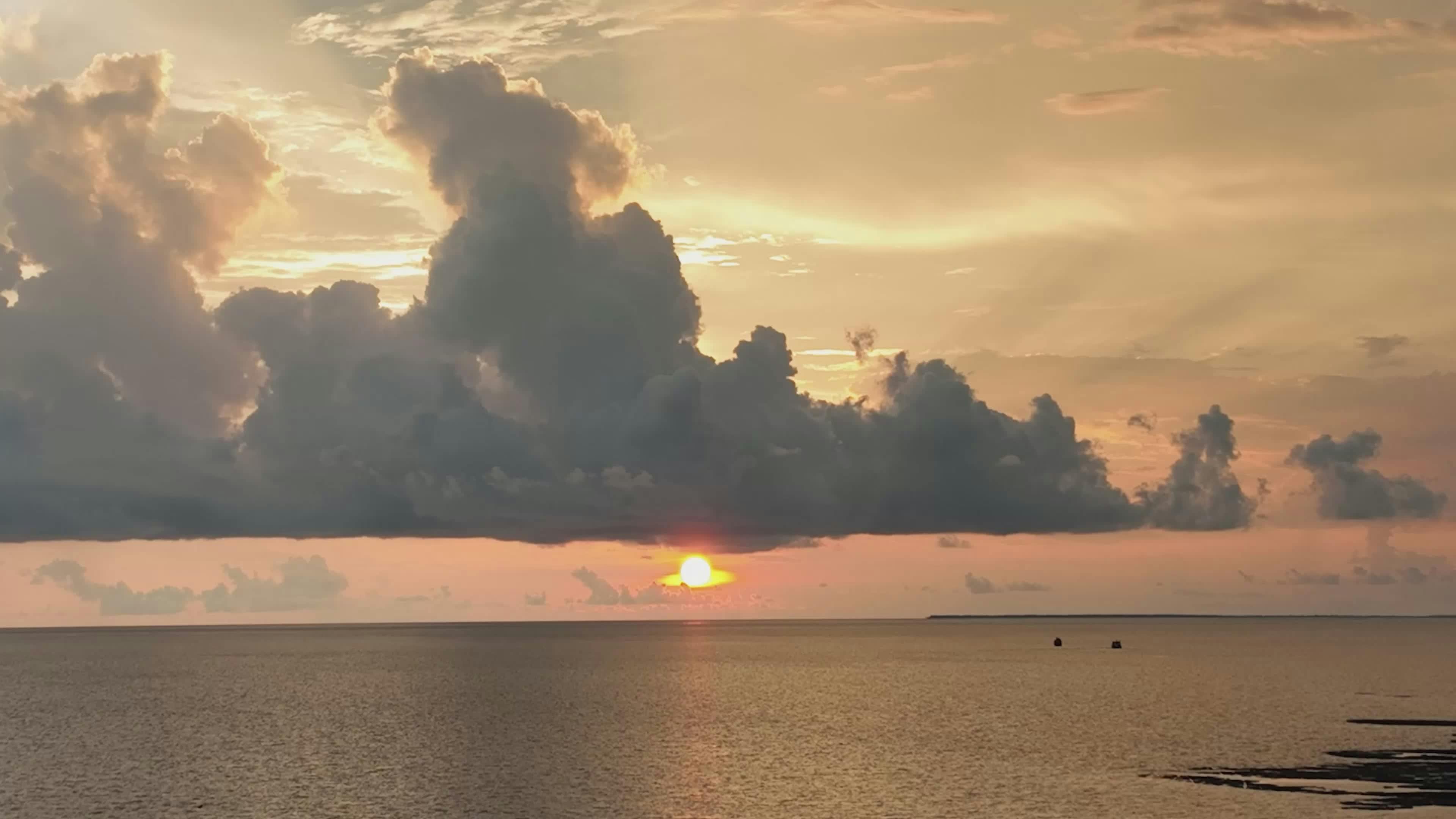 Serene Kuakata Beach Sunset View Free Stock Video Footage, Royalty-Free ...