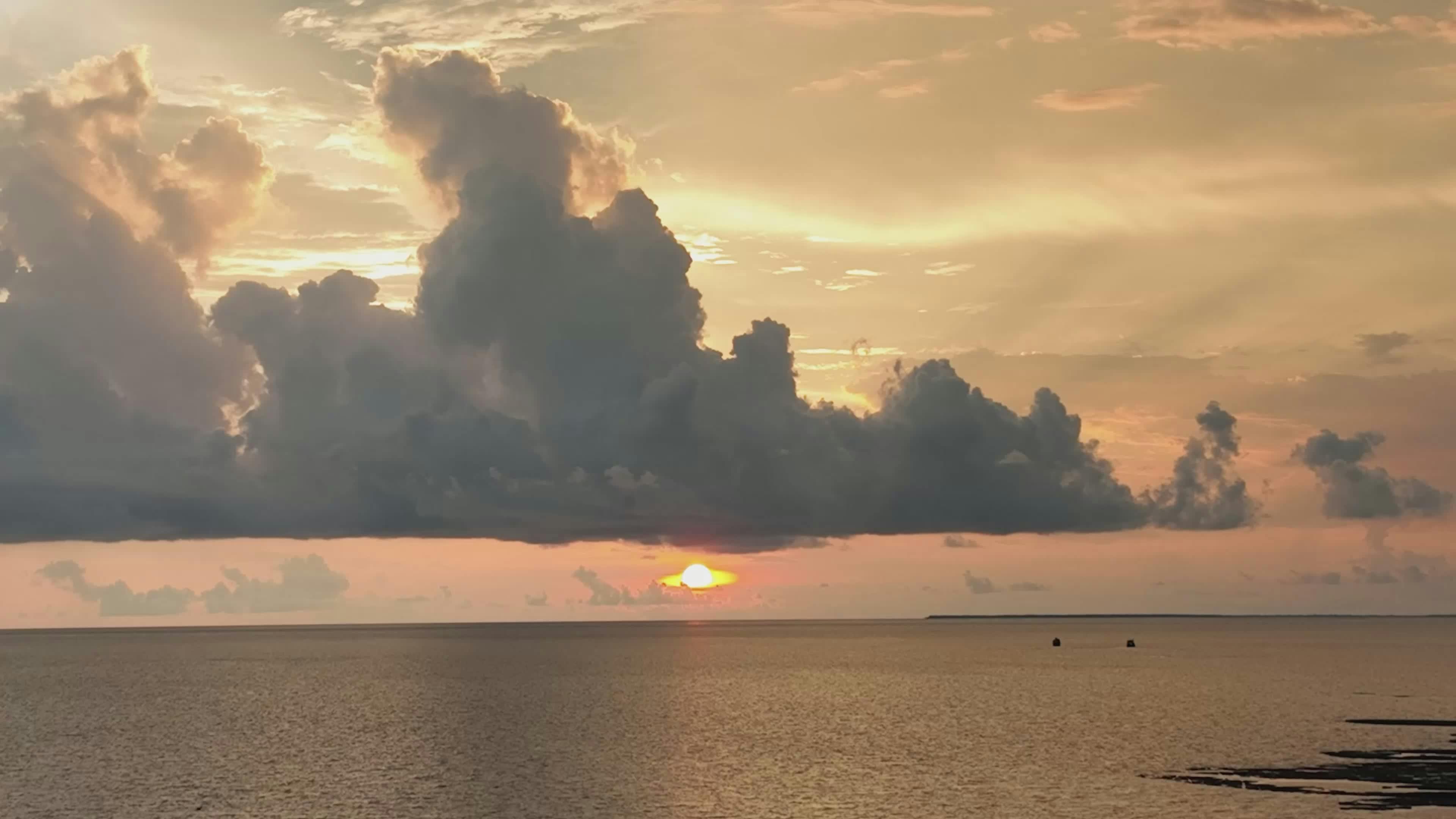 Breathtaking Sunset at Kuakata Beach Free Stock Video Footage, Royalty ...