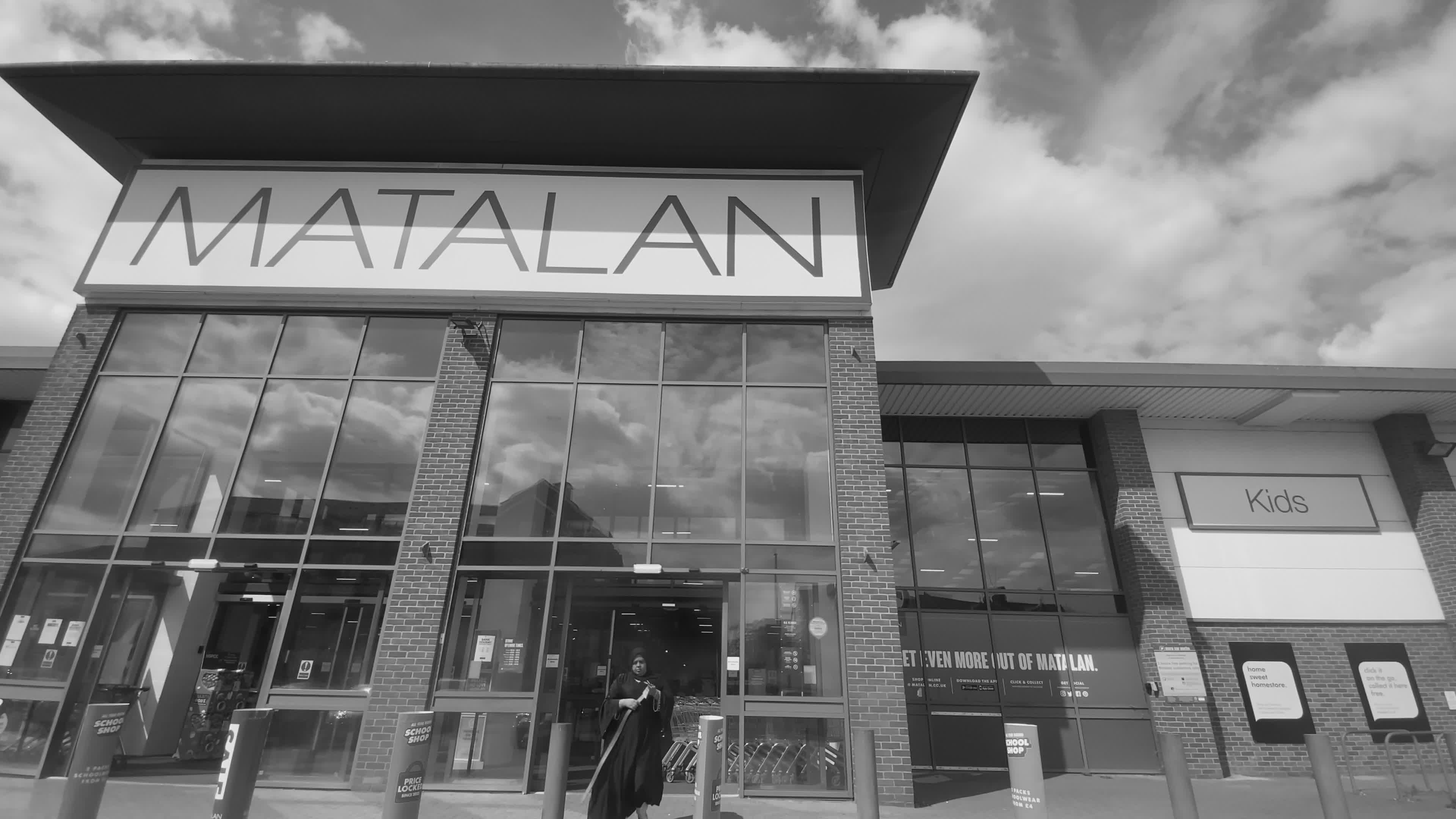 Matalan Storefront with Brick Facade Free Stock Video Footage, Royalty ...