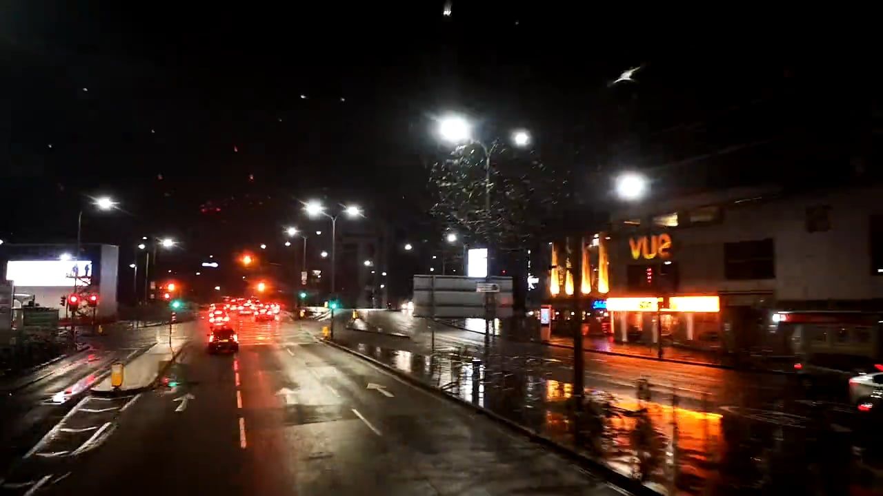 Traversing The Street In London On A Public Bus Free Stock Video ...