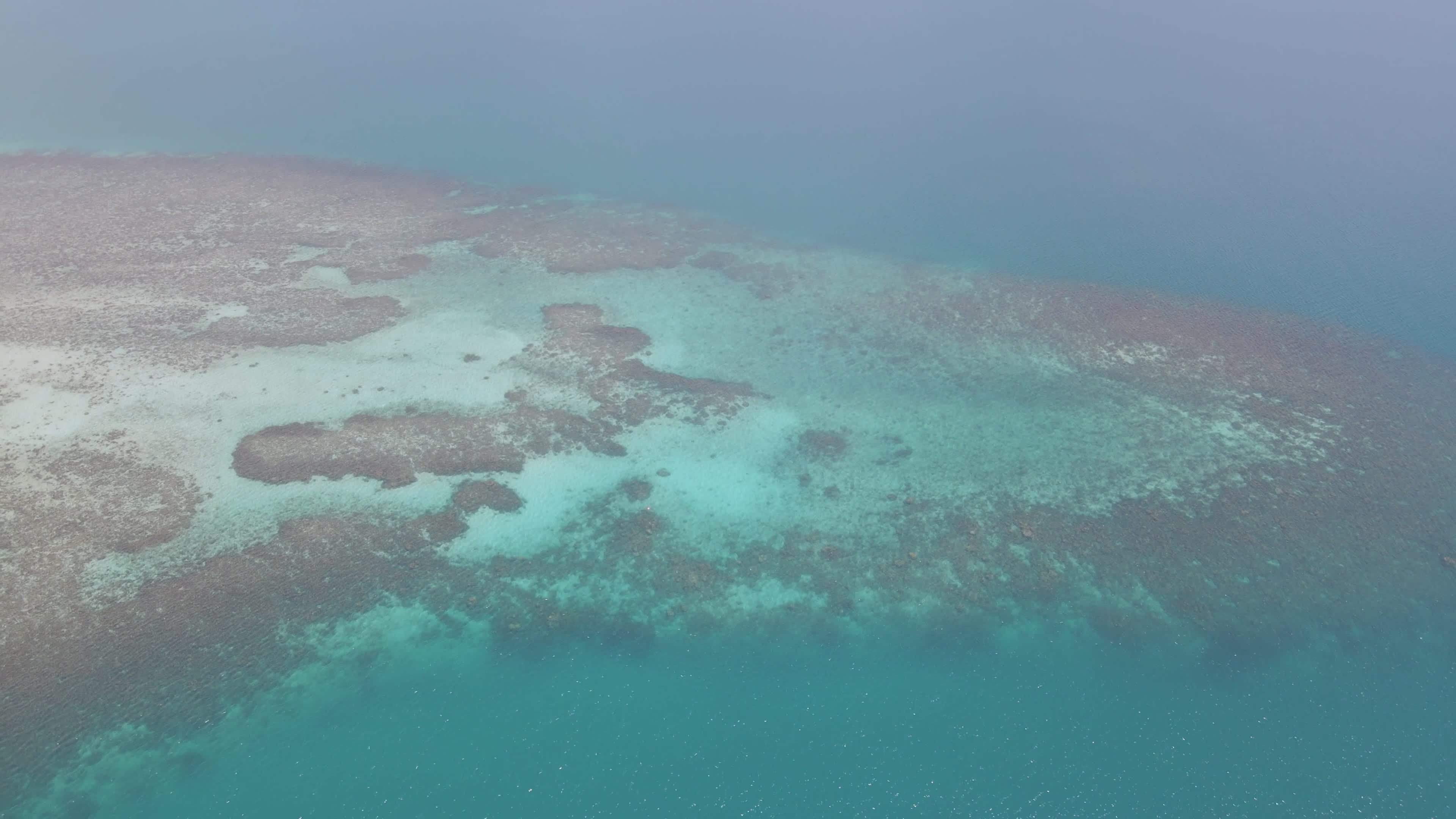 Breathtaking Aerial View of Tropical Coral Reefs Free Stock Video ...