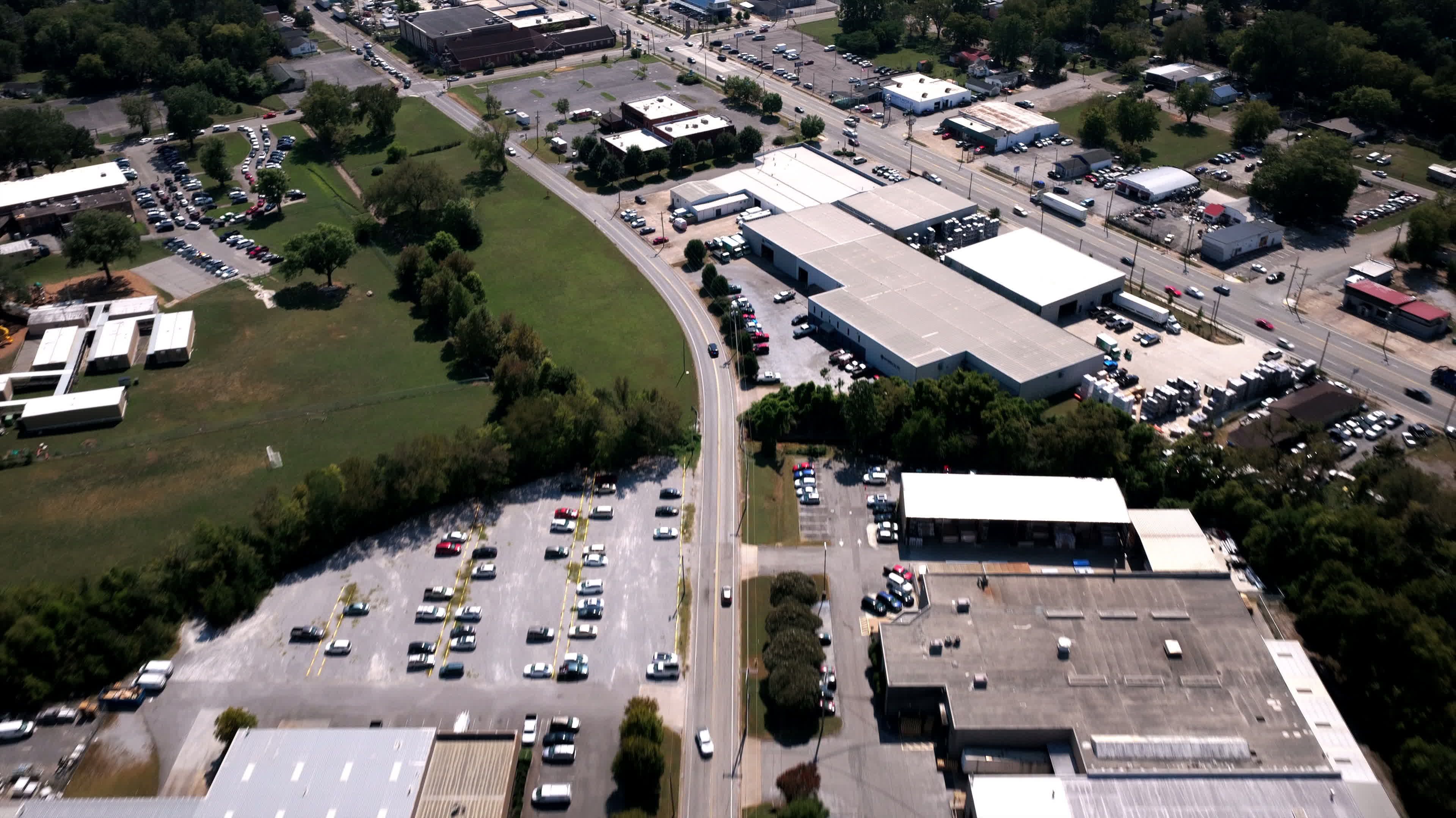 Aerial View of Chattanooga Suburban Landscape Free Stock Video Footage ...