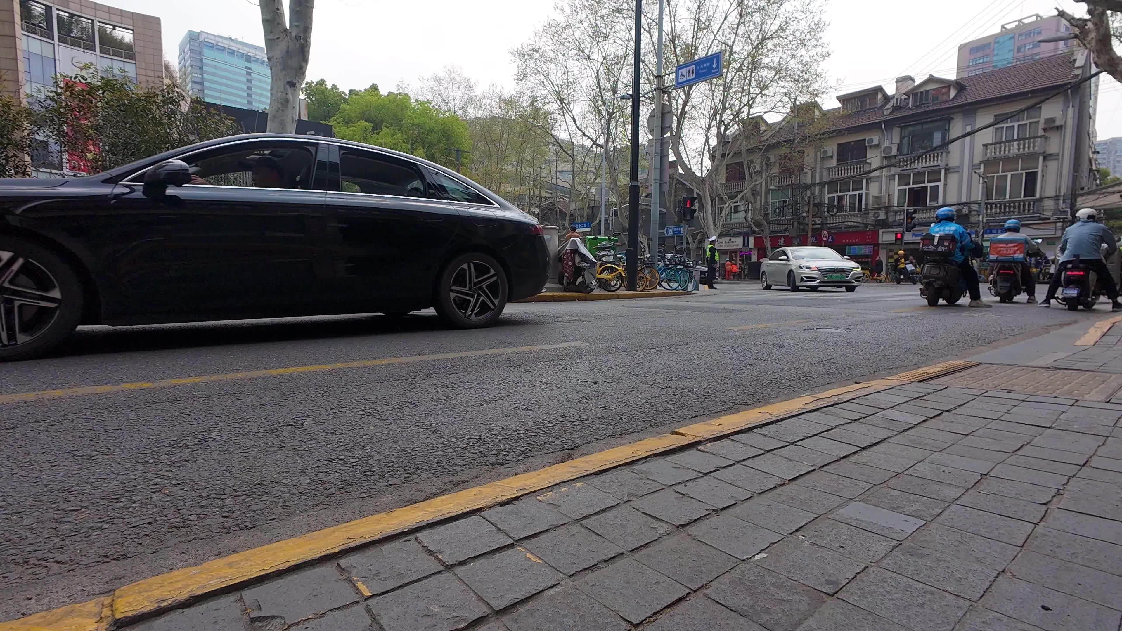 Dynamic Street Scene in Modern Shanghai Free Stock Video Footage ...