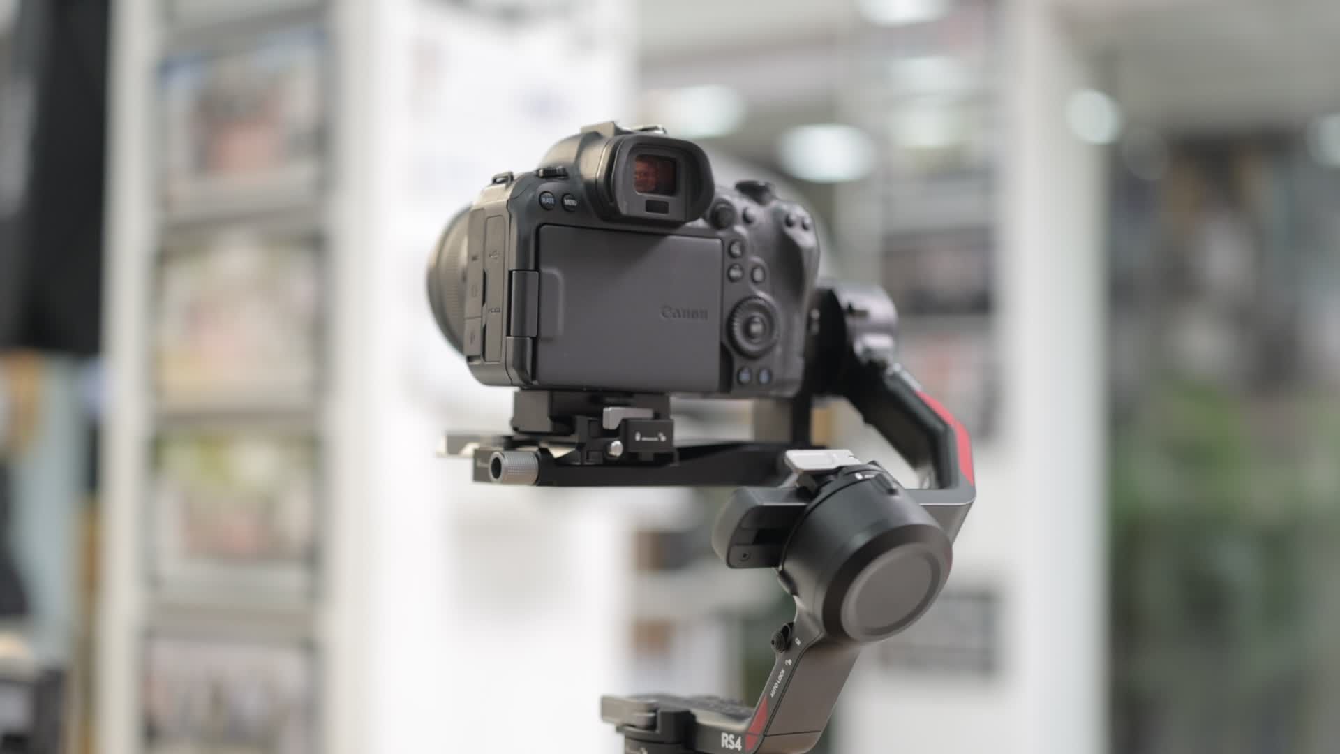 High-Quality Camera on Stabilizer in Studio Free Stock Video Footage ...