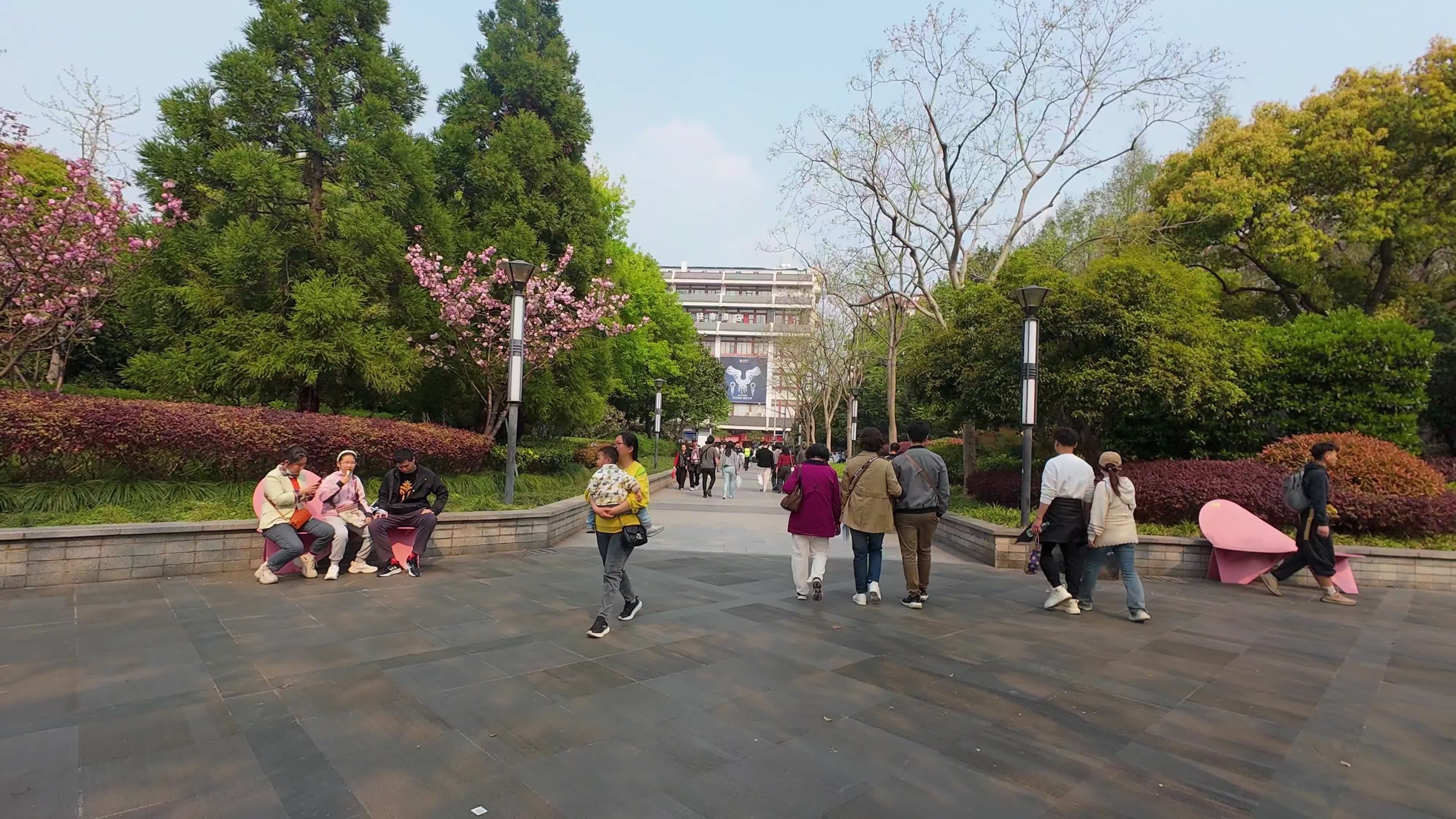 Exploring a Bustling Park in Shanghai Free Stock Video Footage, Royalty ...