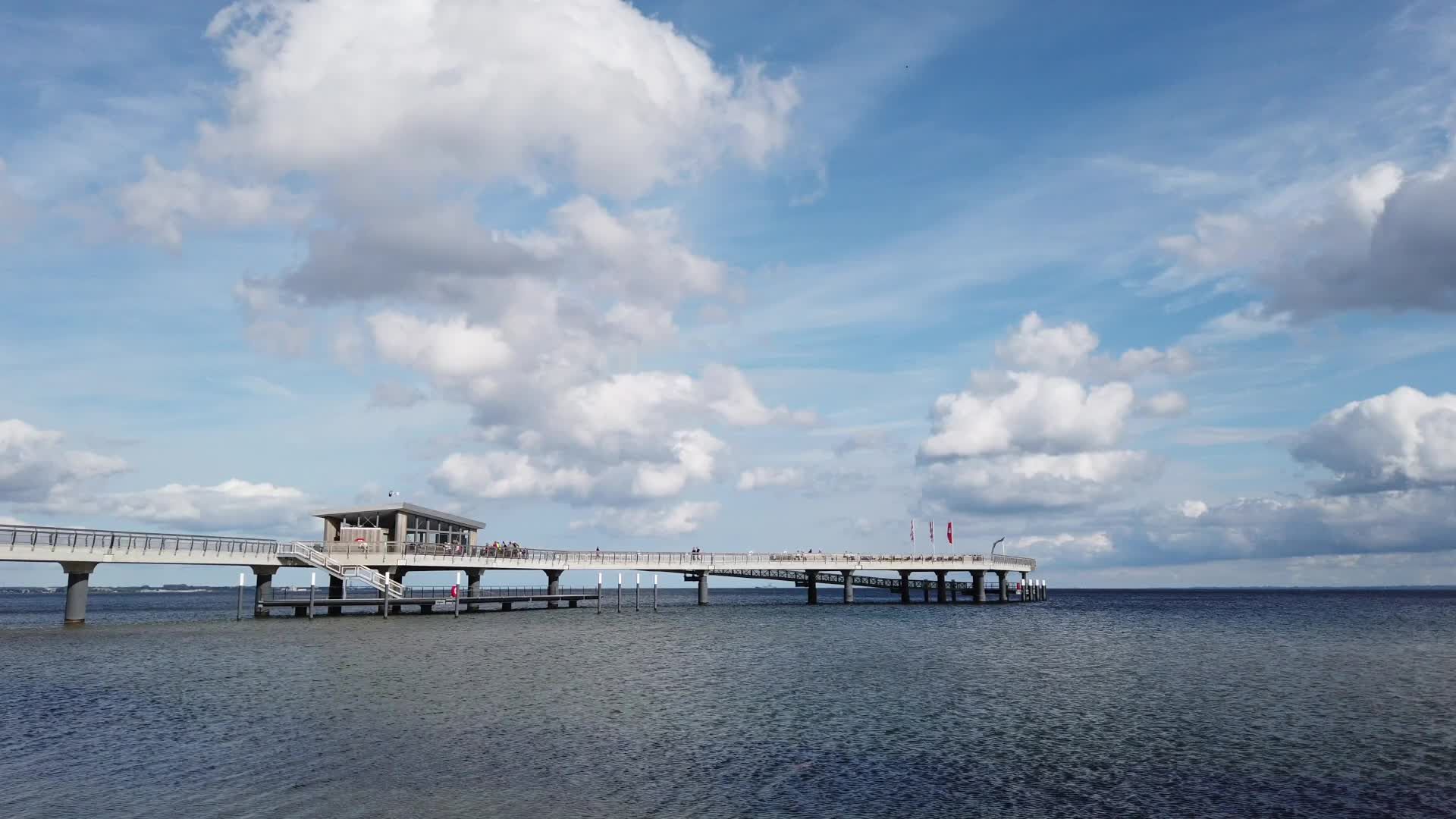 Scenic Pier View in Northern Germany Free Stock Video Footage, Royalty ...