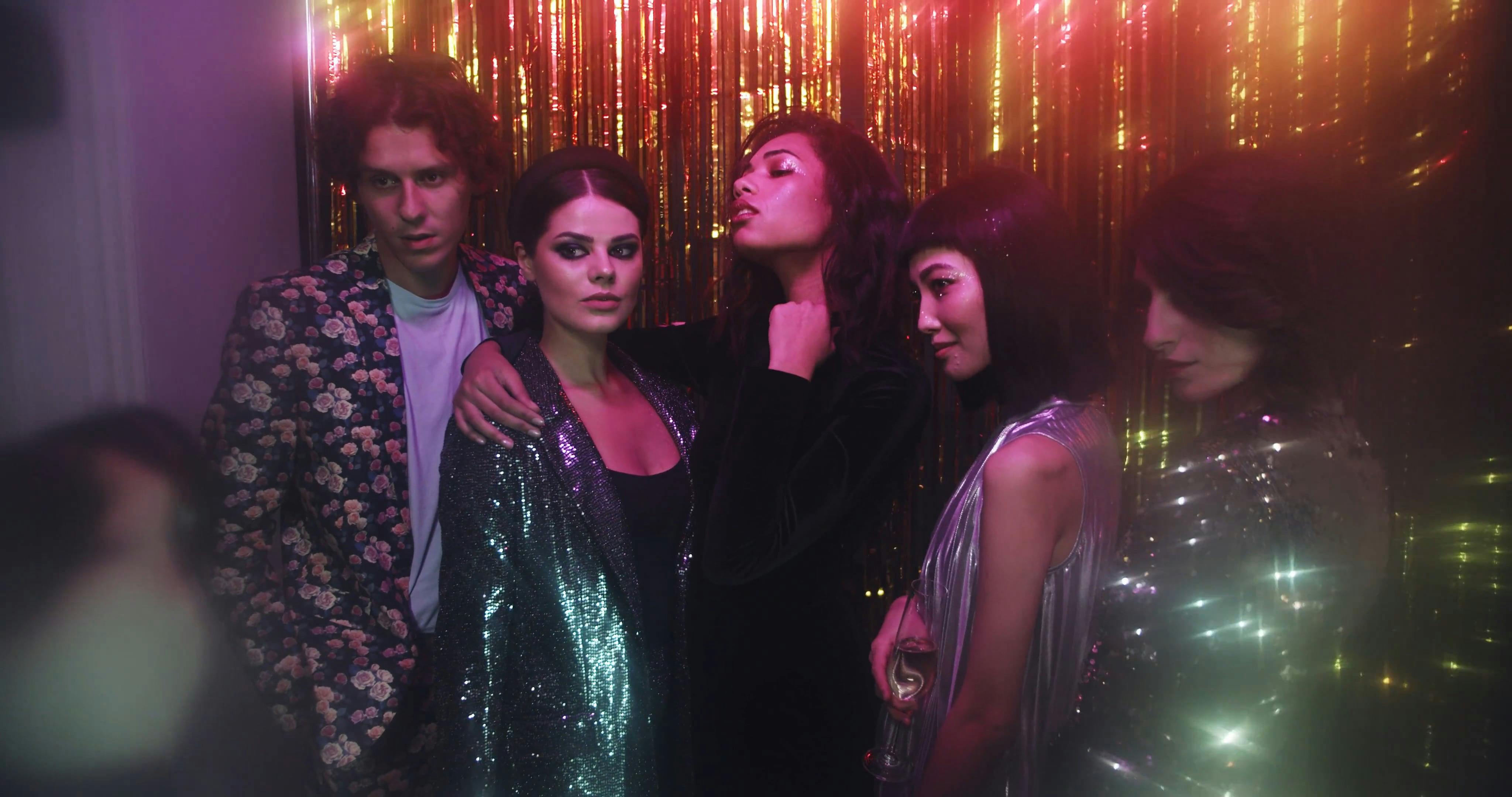 Fashion Models Posing For A Video Shoot Free Stock Video Footage ...