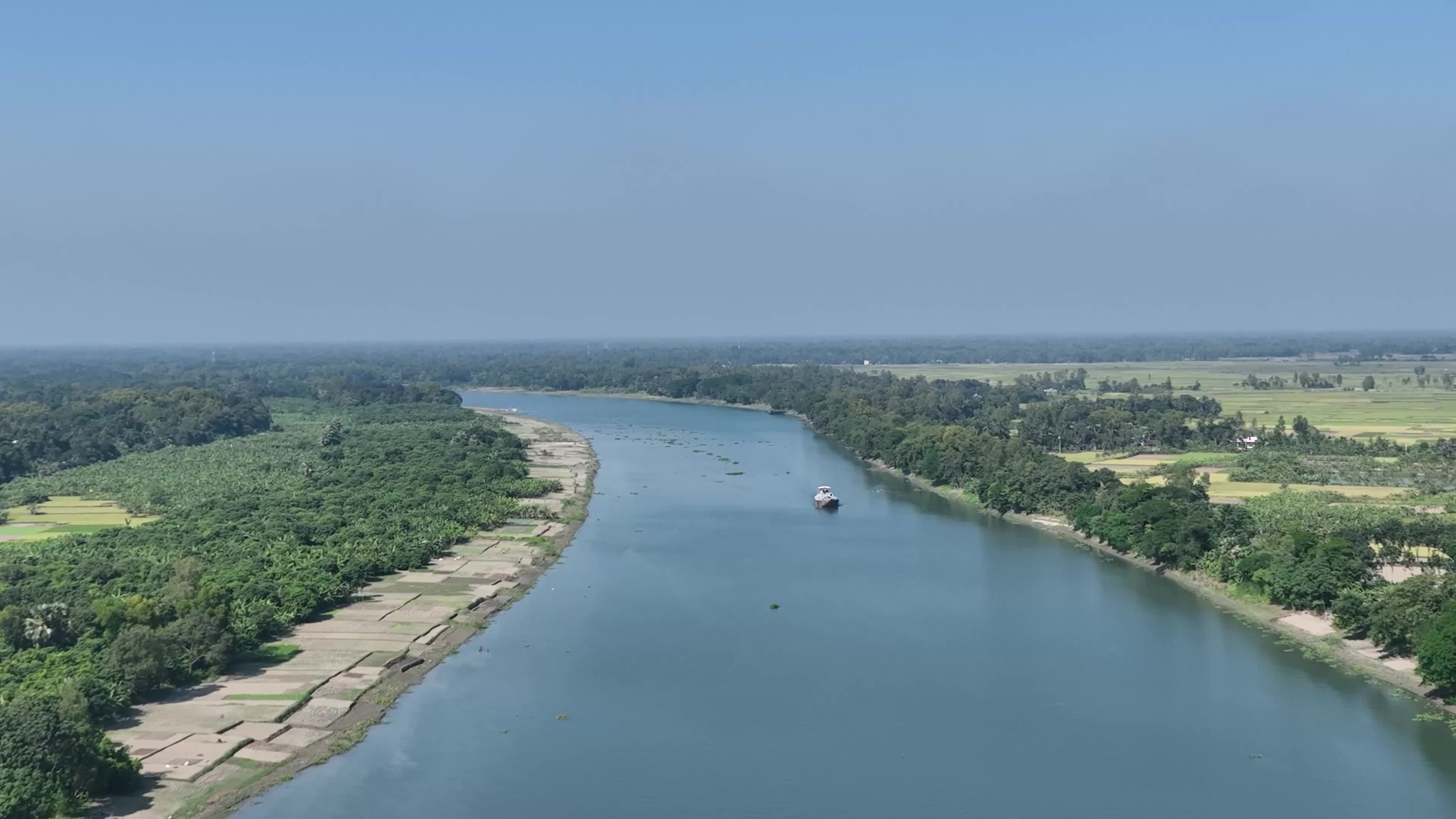 Scenic View of Balu River in Bangladesh Free Stock Video Footage ...