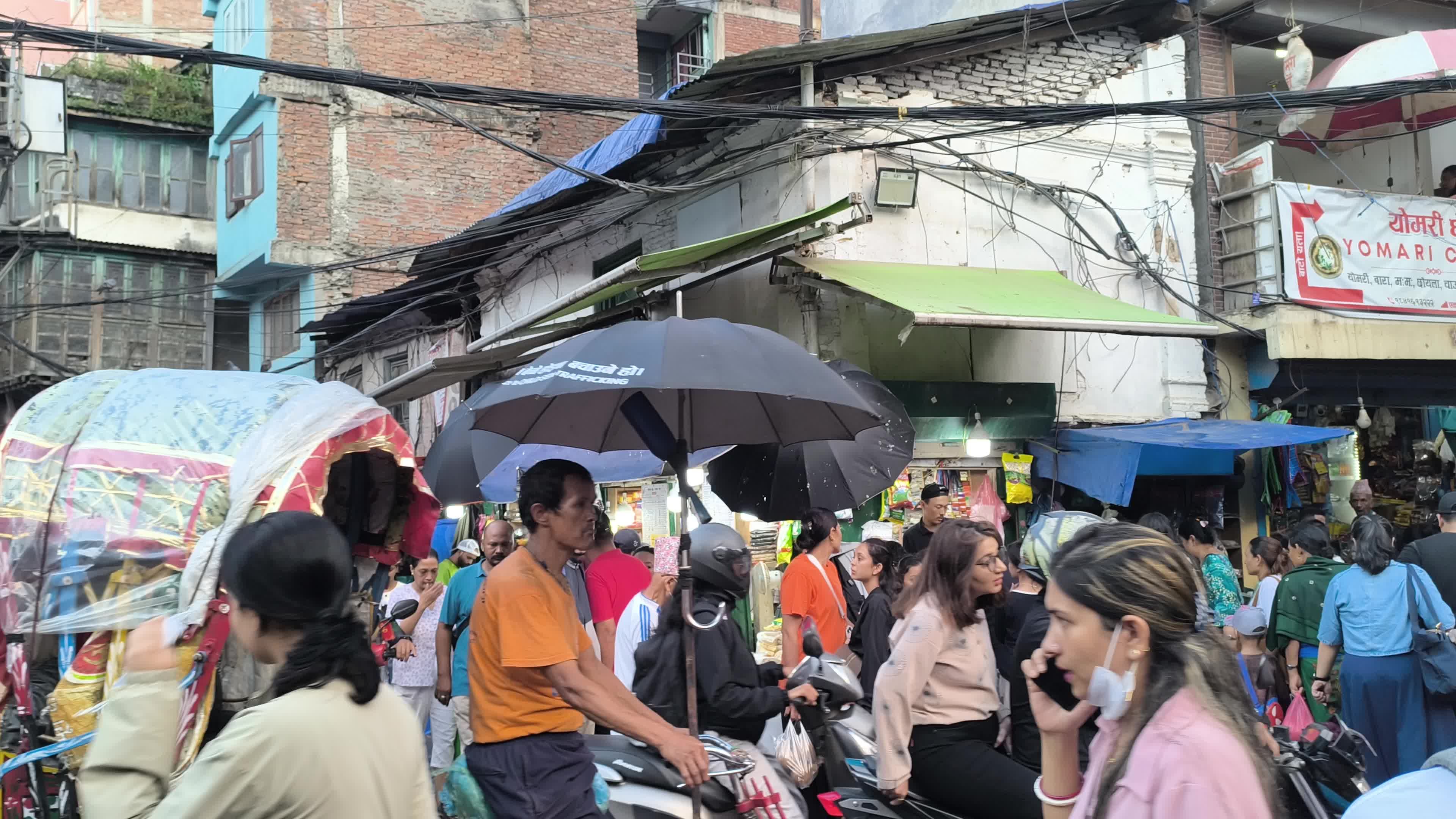 Busy Street Life in Kathmandu, Nepal Free Stock Video Footage, Royalty ...