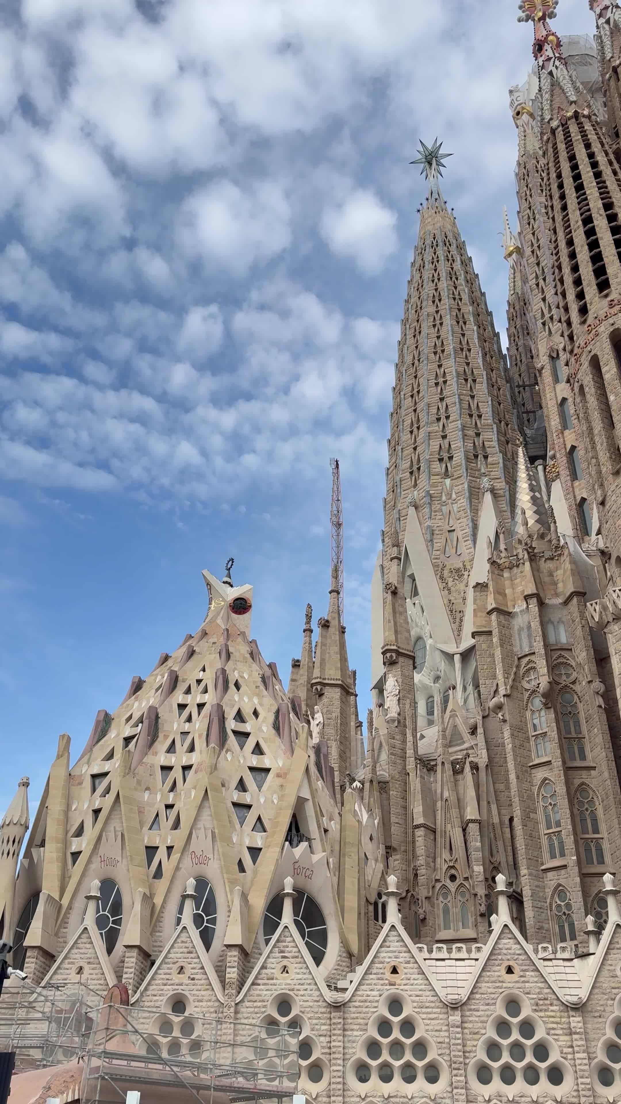 Sagrada Familia Architectural Marvel in Barcelona Free Stock Video ...