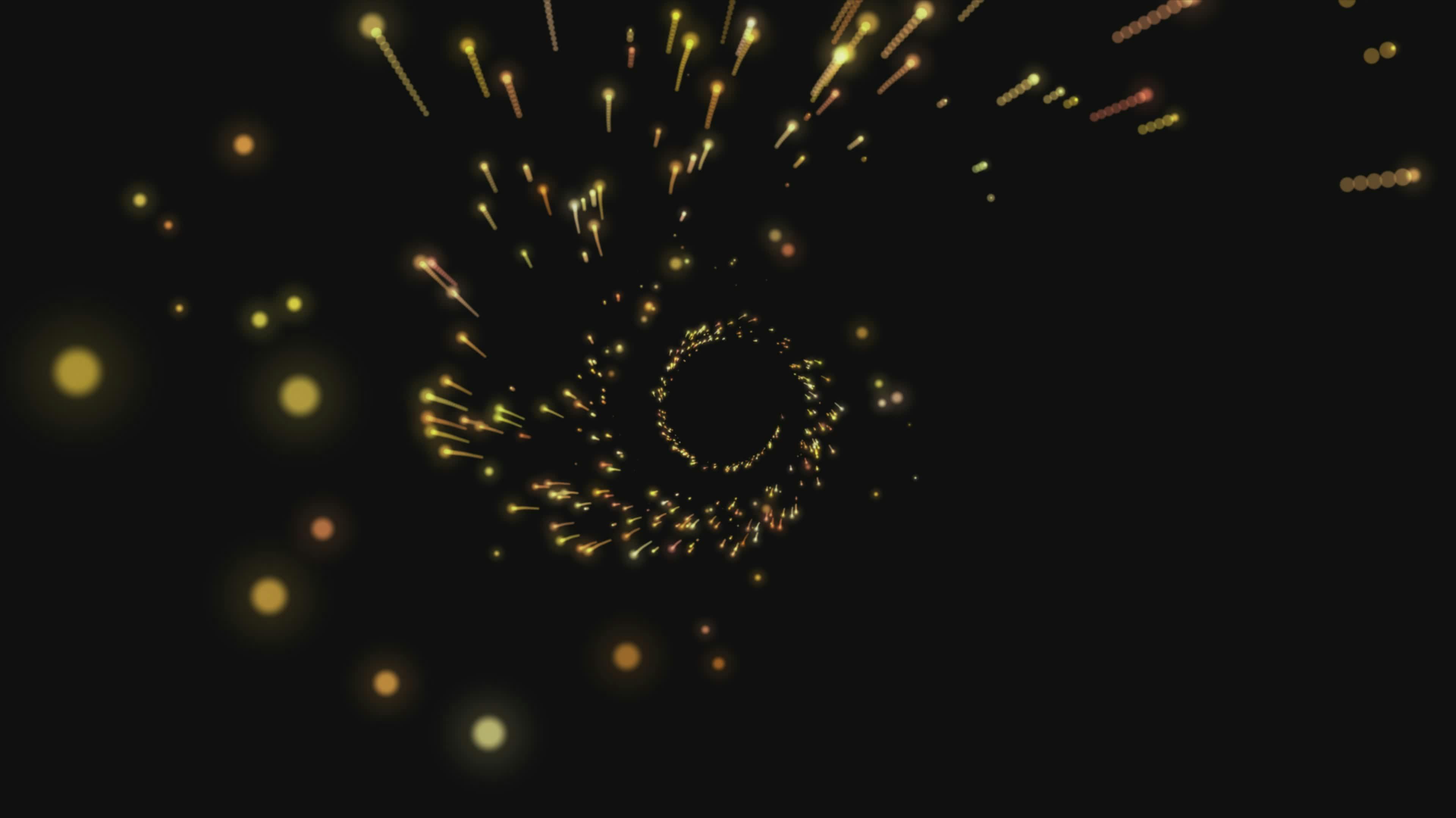 Bunte 3 D Spirale Schießen Lichter Und Partikel Modernes Design ...