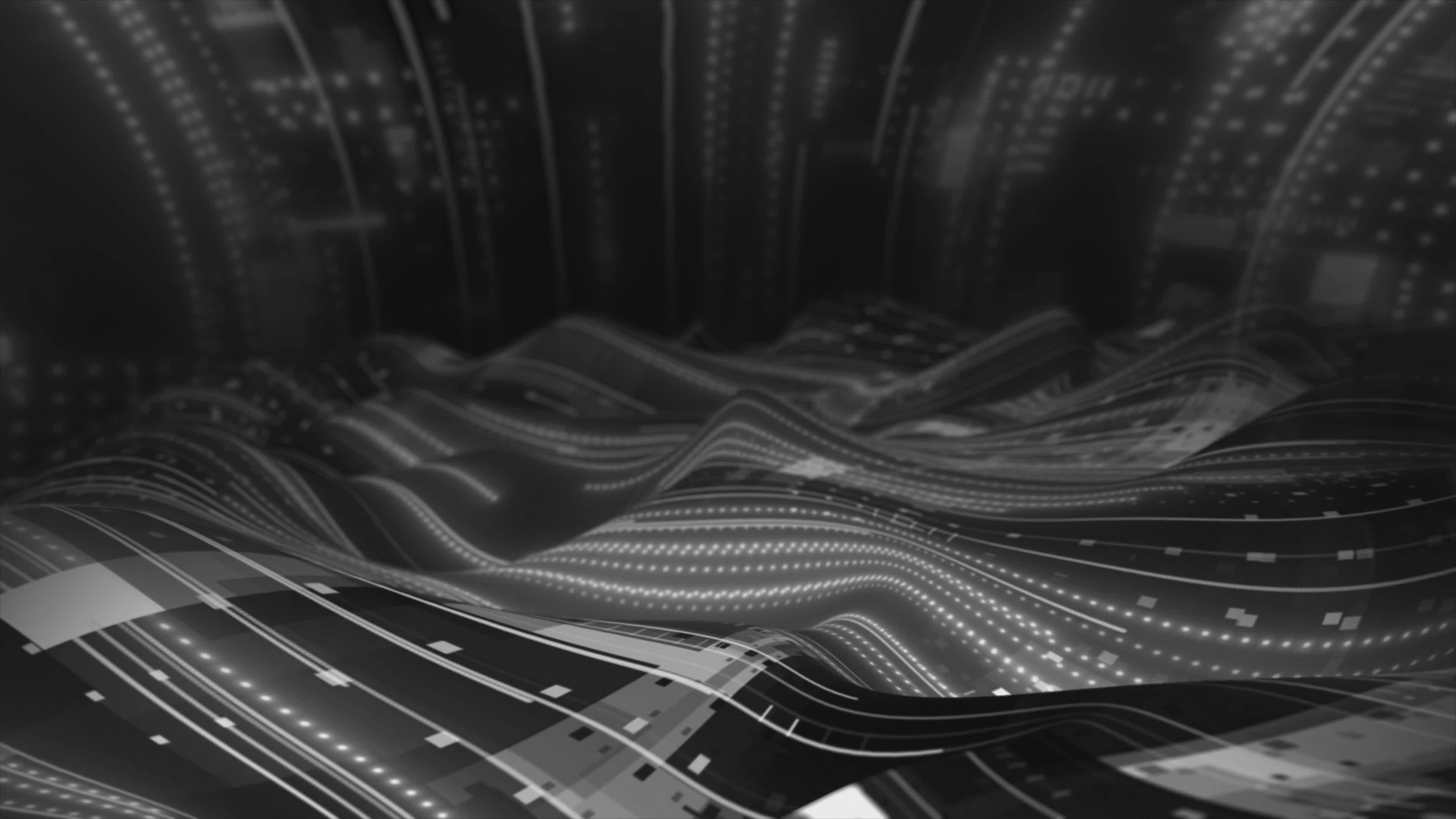 Futuristic Data Stream in Motion Free Stock Video Footage, Royalty-Free ...