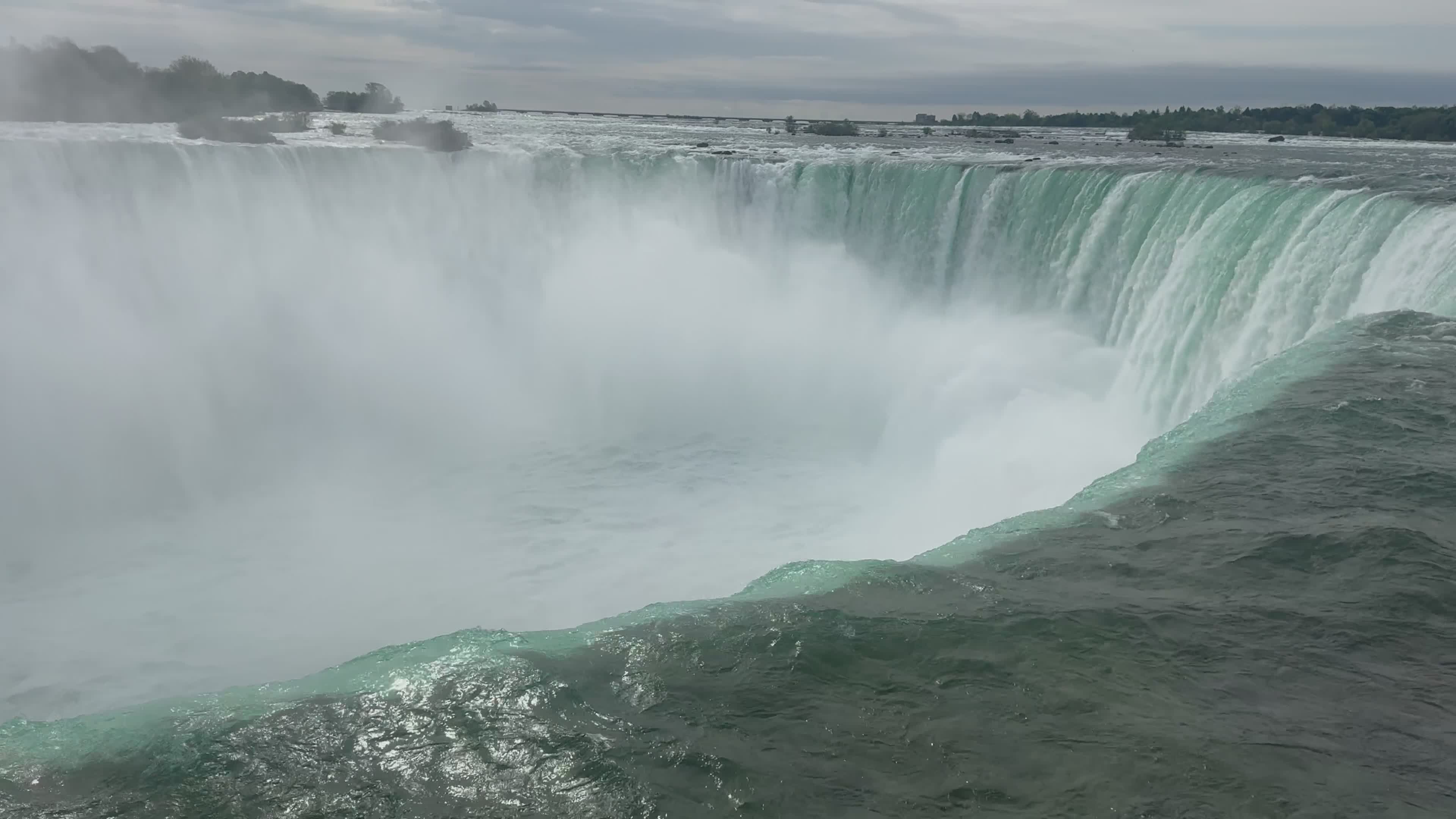 Majestic Niagara Falls in Full Flow Free Stock Video Footage, Royalty ...