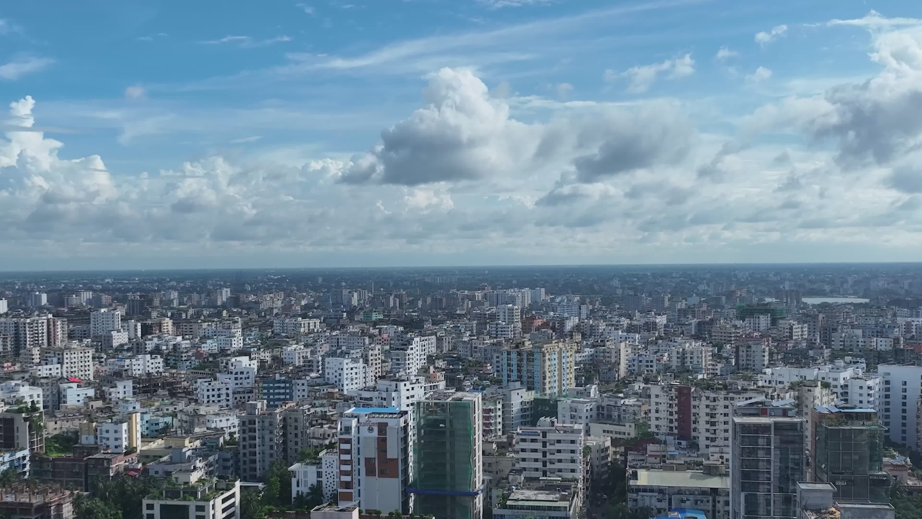 Aerial View of Dhaka Cityscape Free Stock Video Footage, Royalty-Free ...