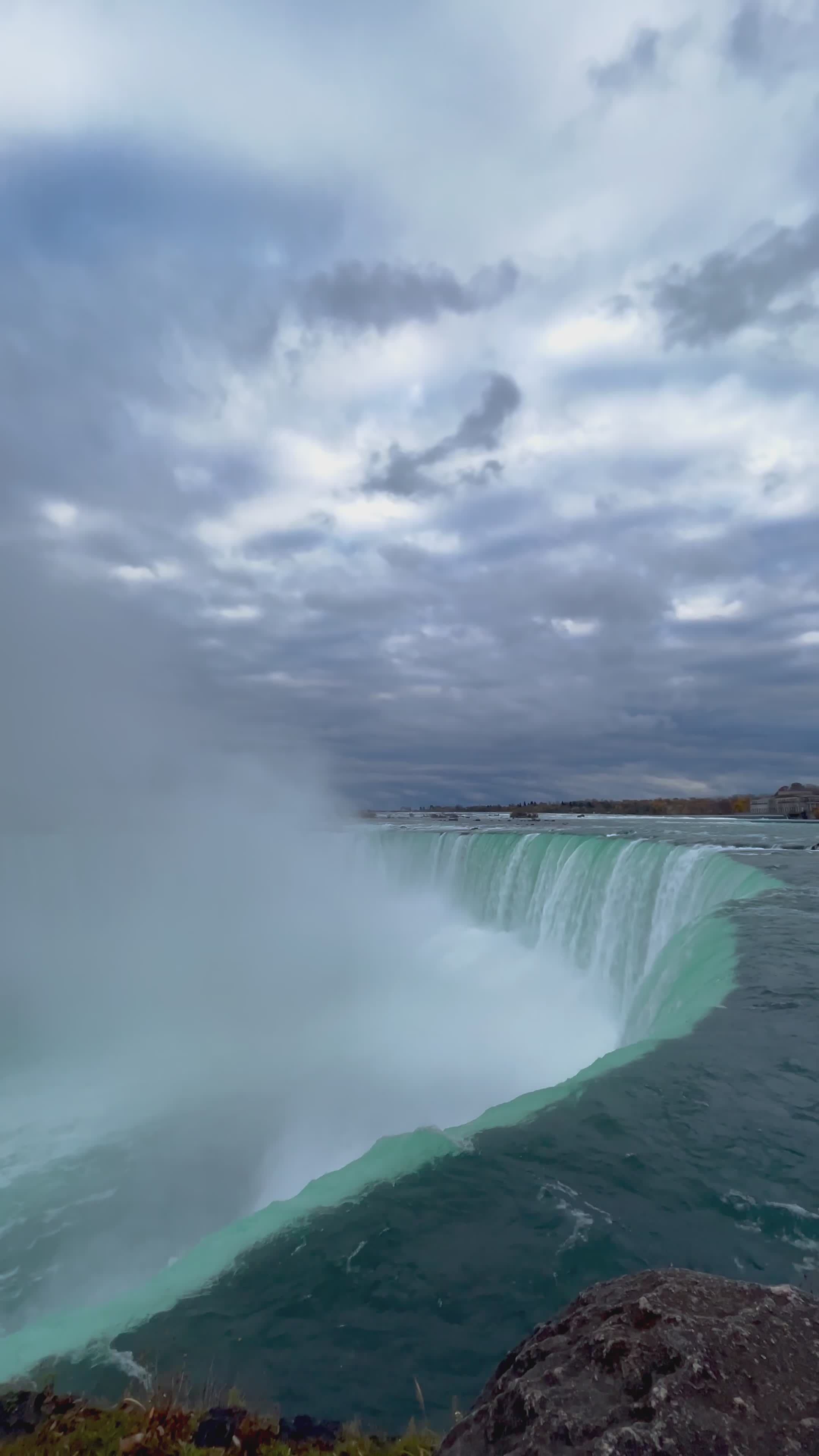 Majestic View of Niagara Falls in Motion Free Stock Video Footage ...