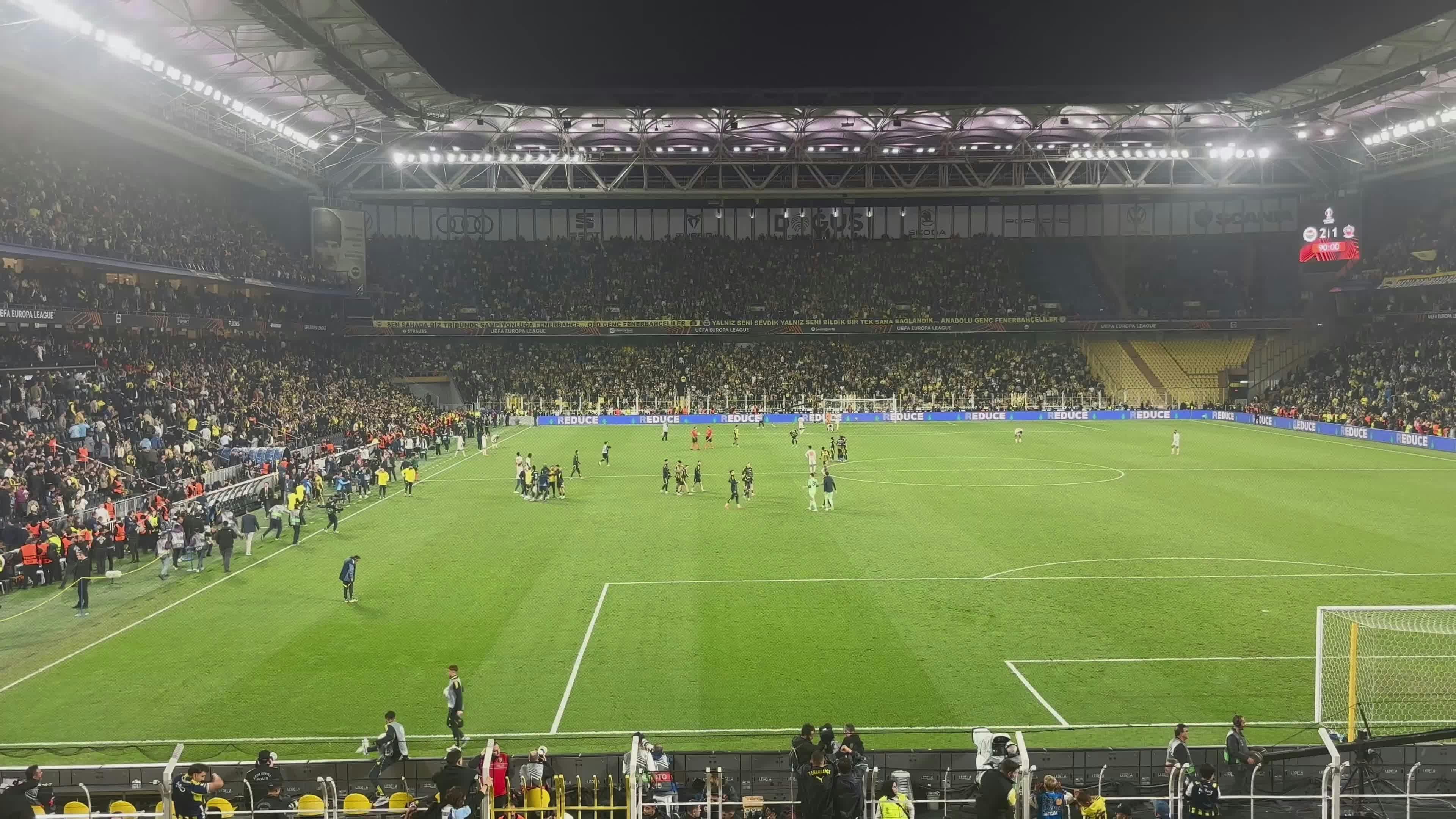 Vibrant Football Match in Packed Stadium Free Stock Video Footage ...
