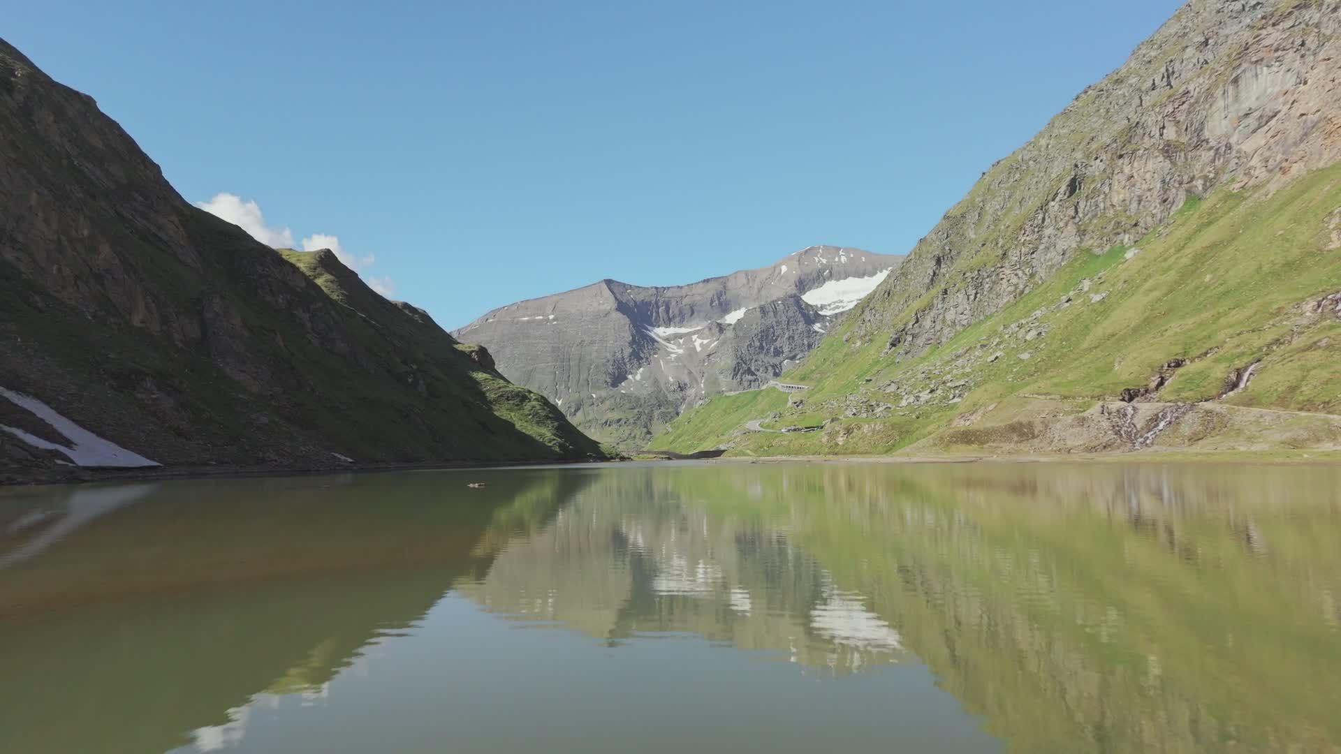 Serene Alpine Lake in Austrian Mountains Free Stock Video Footage ...