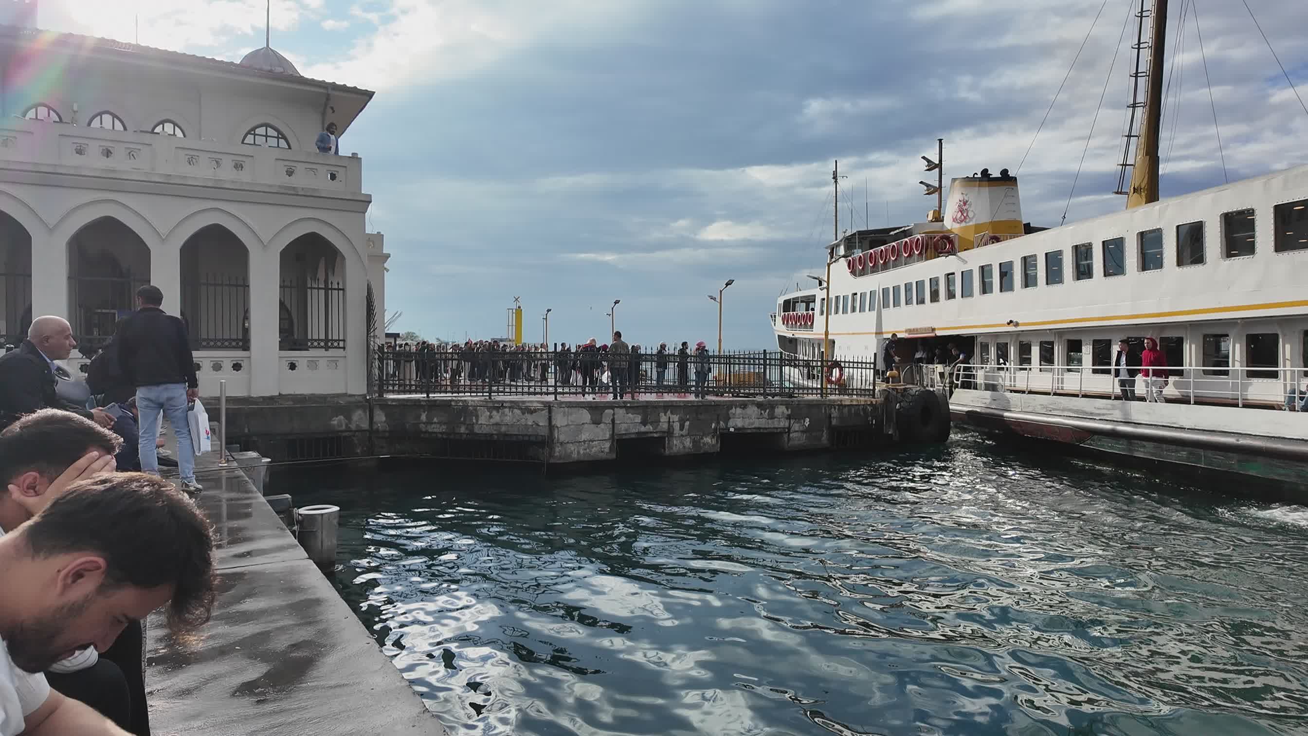 Istanbul Ferry Departing Eminönü Dock Free Stock Video Footage, Royalty ...