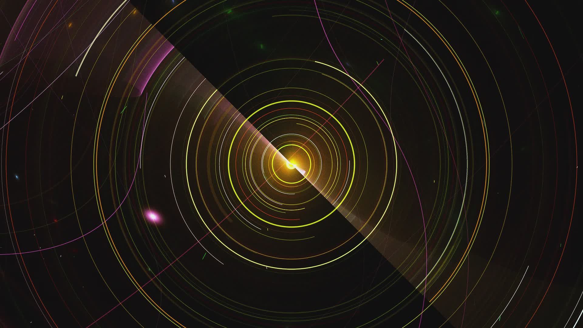 Hypnotic Concentric Circles Loop Animation Free Stock Video Footage ...