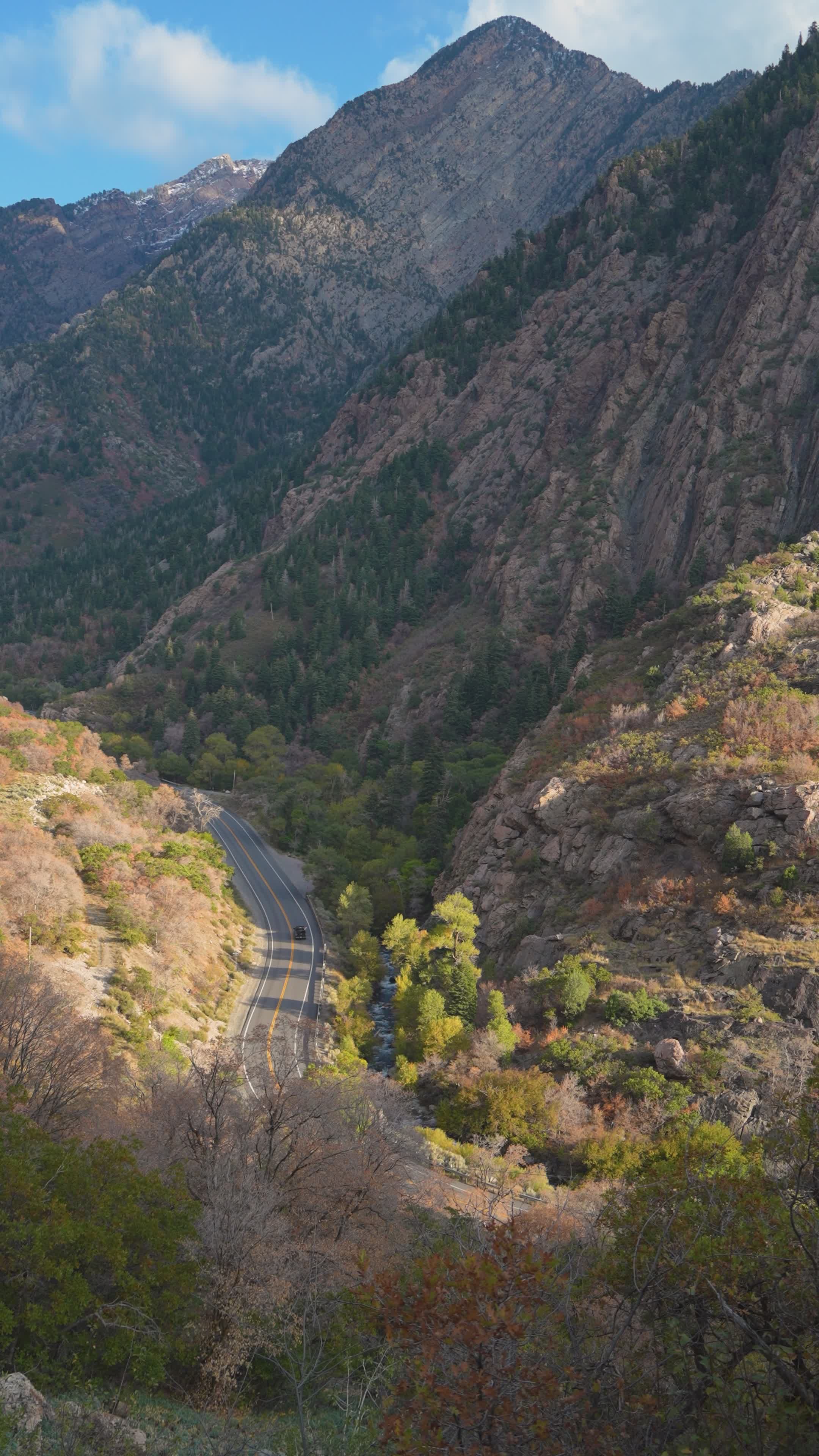 Scenic Drive Through Wasatch National Forest Free Stock Video Footage ...