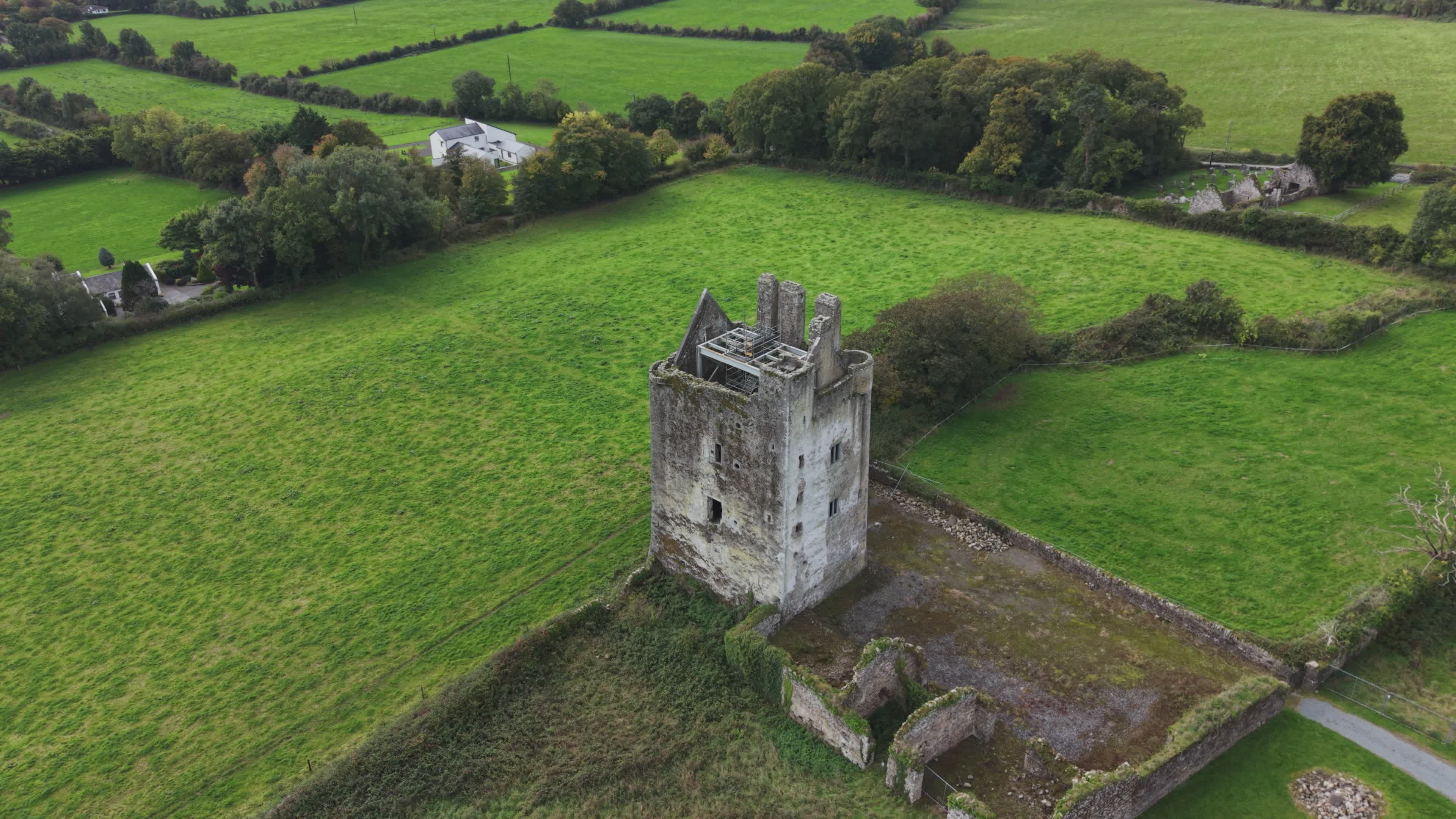 Castillo De Kilcash · Vídeo de stock gratuito