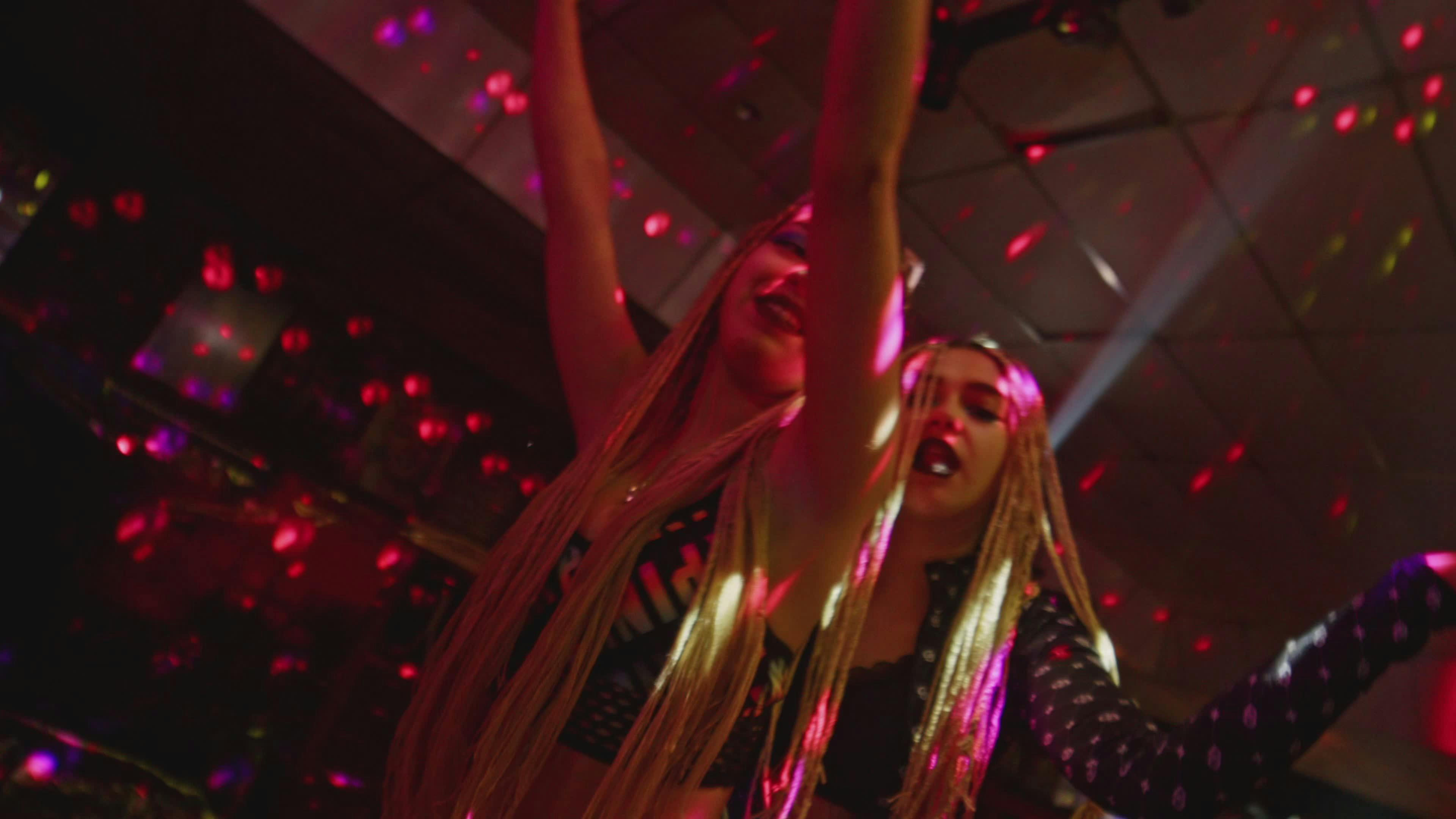 Vibrant Party Scene with Dancing Friends Free Stock Video Footage ...