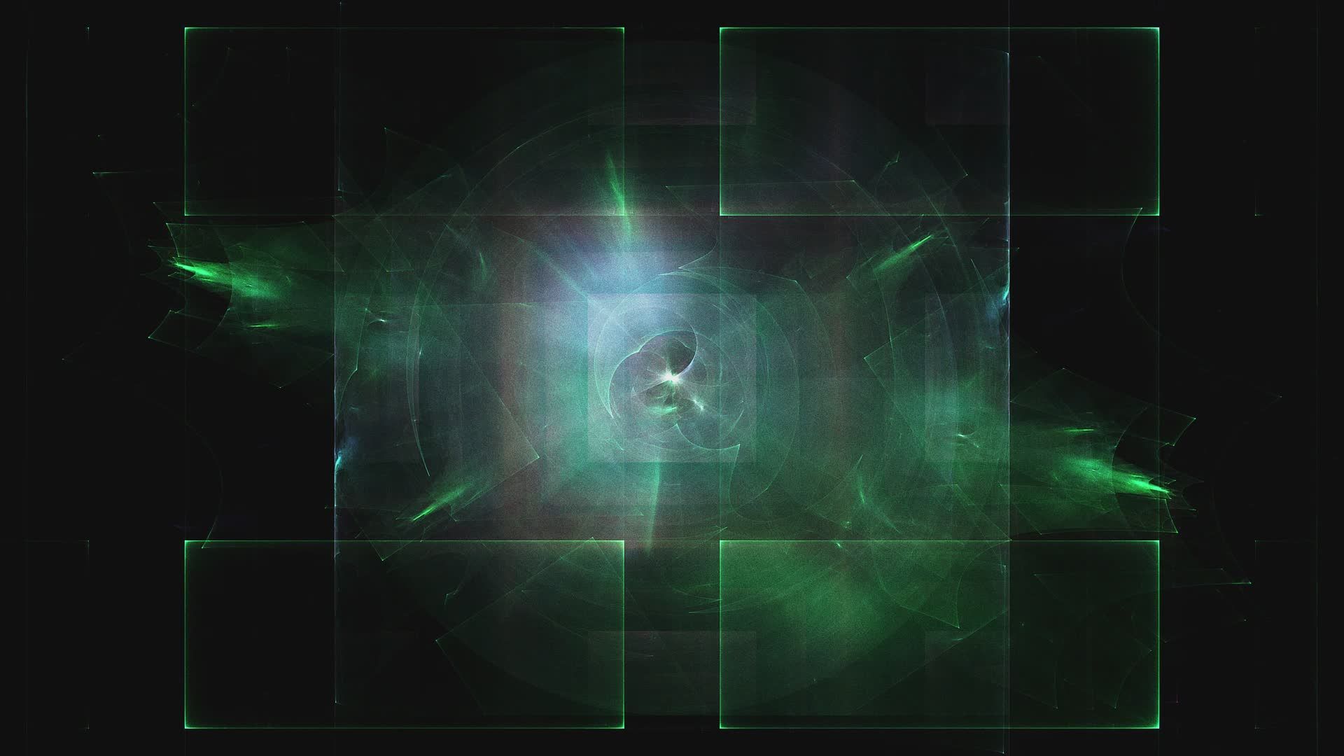 Vibrant Abstract Green CG Loop Animation Free Stock Video Footage ...
